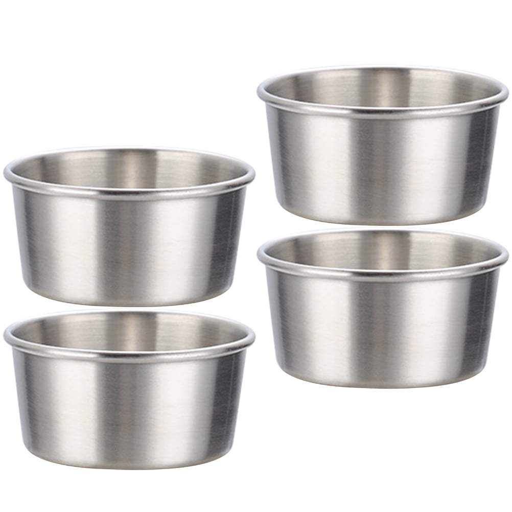 4 Pcs Sauce Plate Dip Cups Supply Tomato Paste Am Willow Soy Container ...