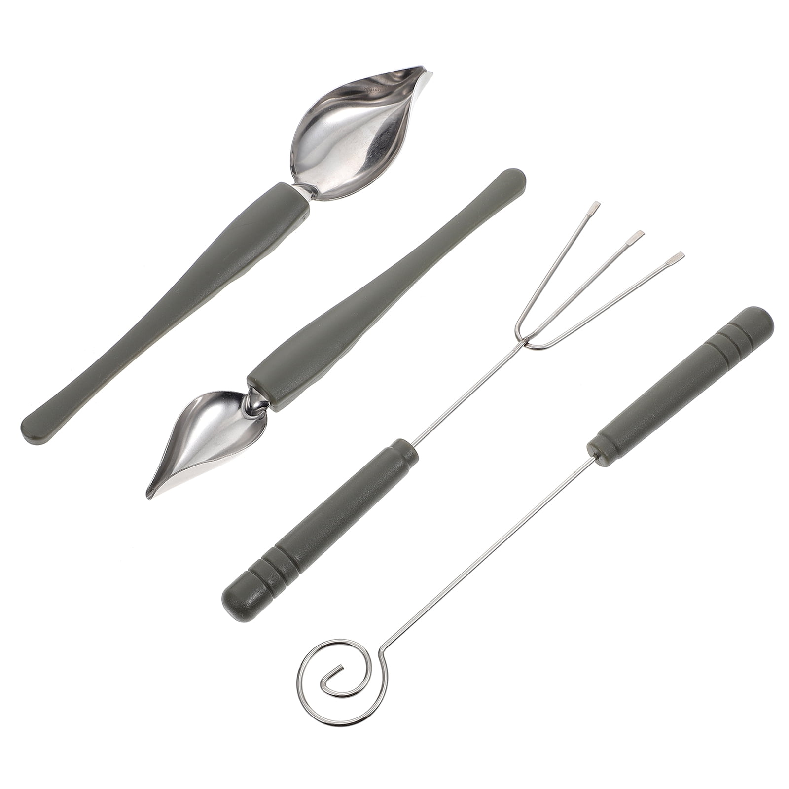 4 Pcs Sauce Spoon Kitchen Utensils Fondue Forks Chocolate Dipping Tools ...