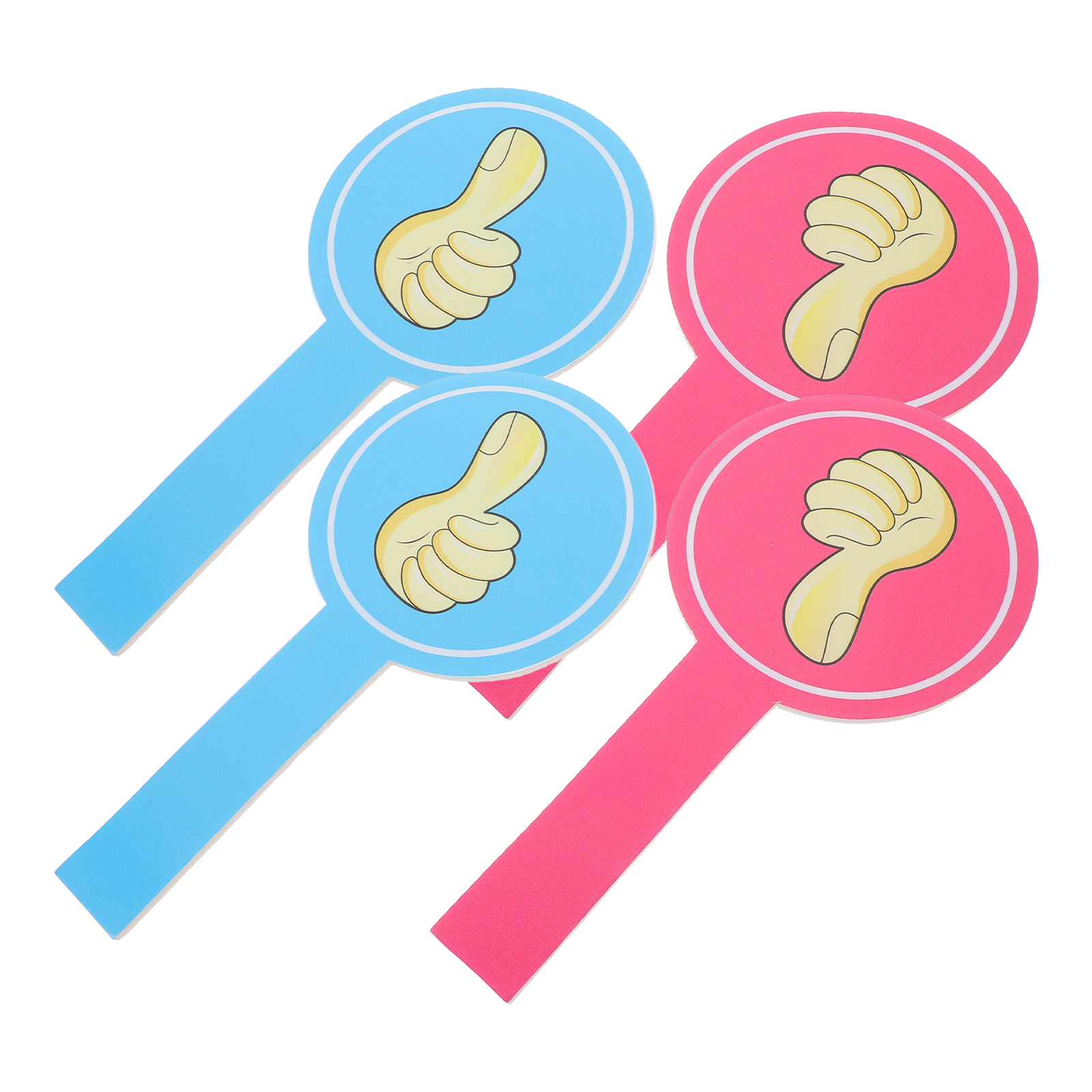 4 Pcs Score Card Classroom Voting Judge Double Paddles Paddleboard ...