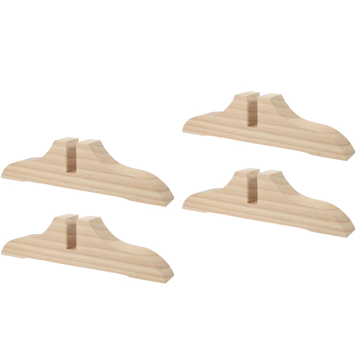 4 Pcs Screen Base Divider Oil Paint Room Bracket Feet Stand Thickened ...