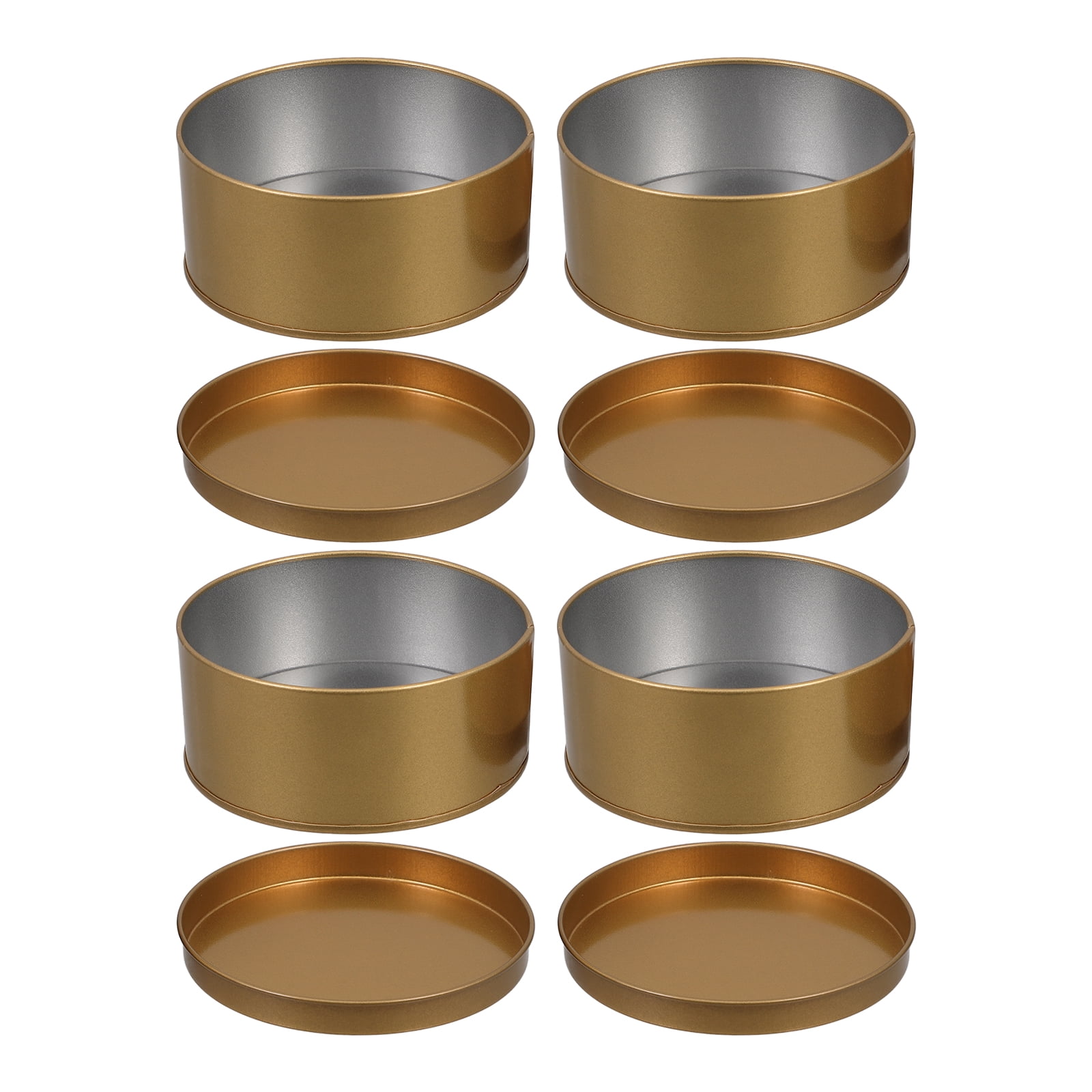 4 Pcs Screen Decoration Storage Bins with Lids Metal Gift Box - Walmart.com