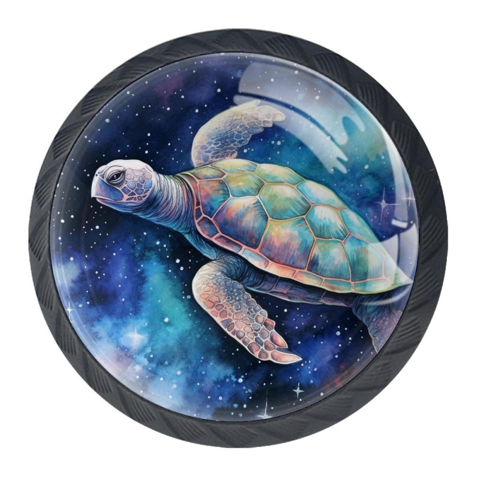 4 Pcs Sea Turtle Knobs for Kitchen Cabinet Cupboard Dresser Bookcase ...