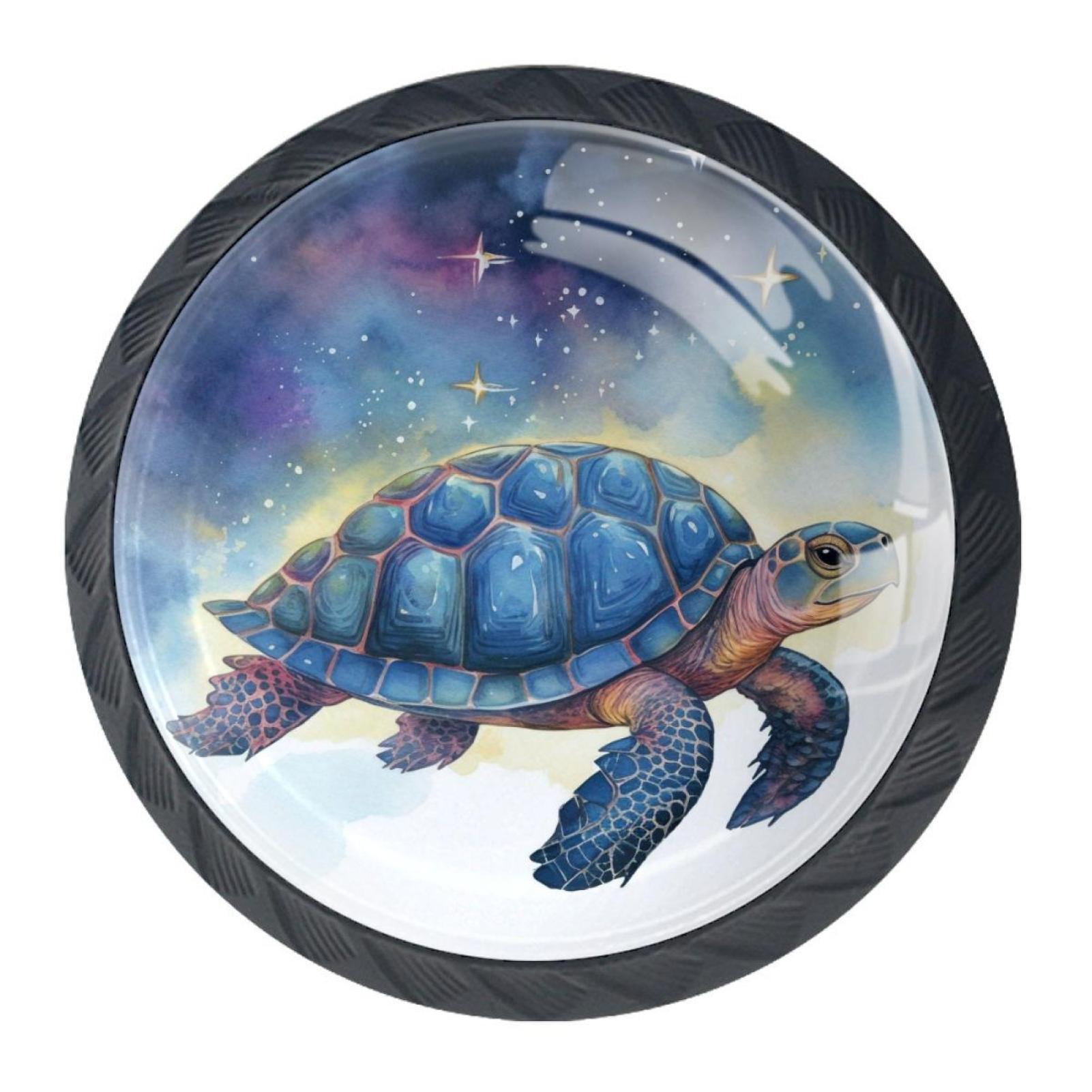4 Pcs Sea Turtle Knobs for Kitchen Cabinet Cupboard Dresser Bookcase ...