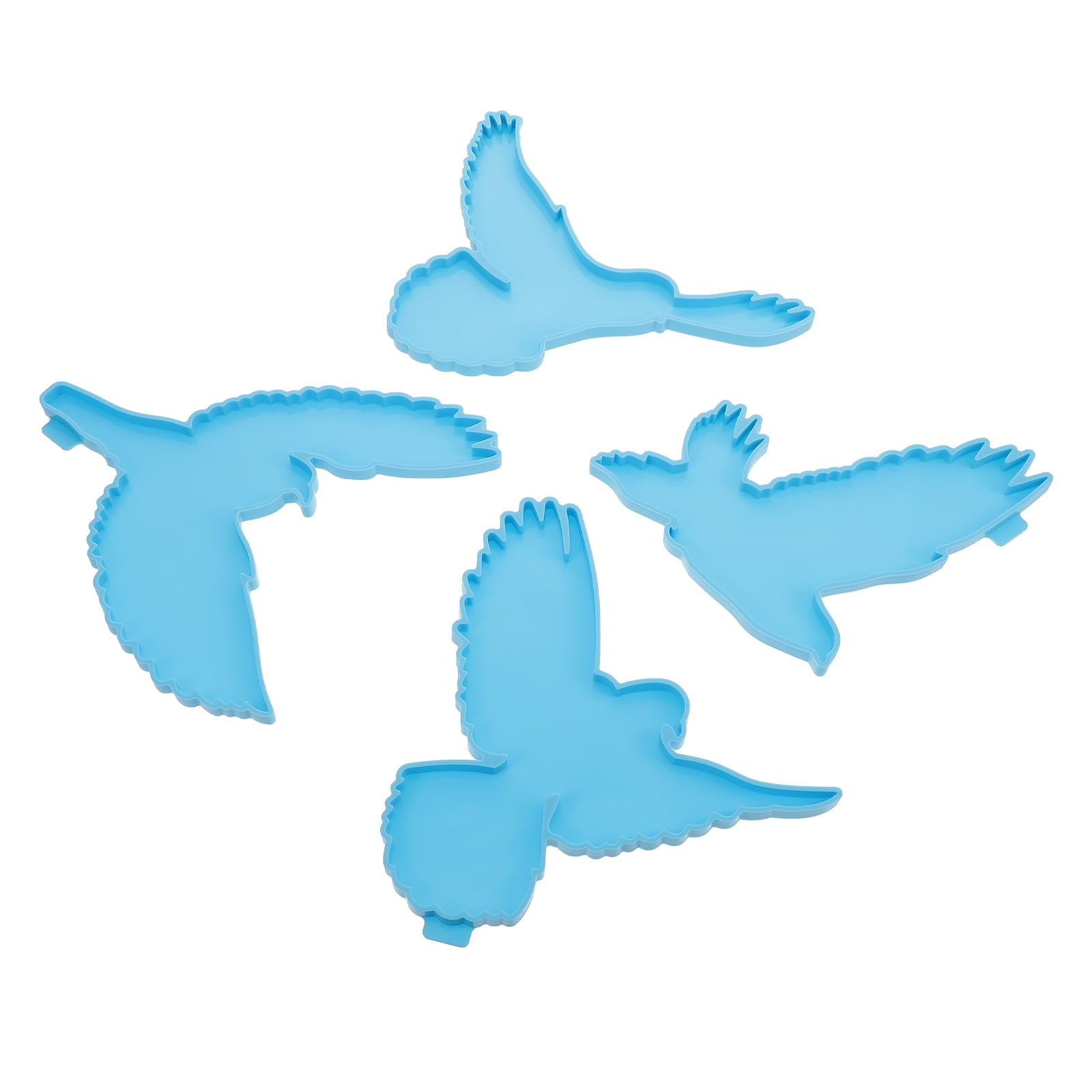 4 Pcs Seabird Ornamental Die Edible Shells Cake Decorations Fish Shaped ...