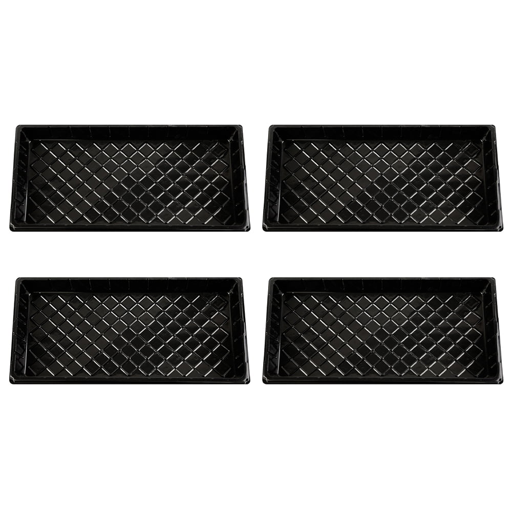 4 Pcs Seedling Tray Heavy Duty Plant Trays Potting Outdoor Plants Pots ...
