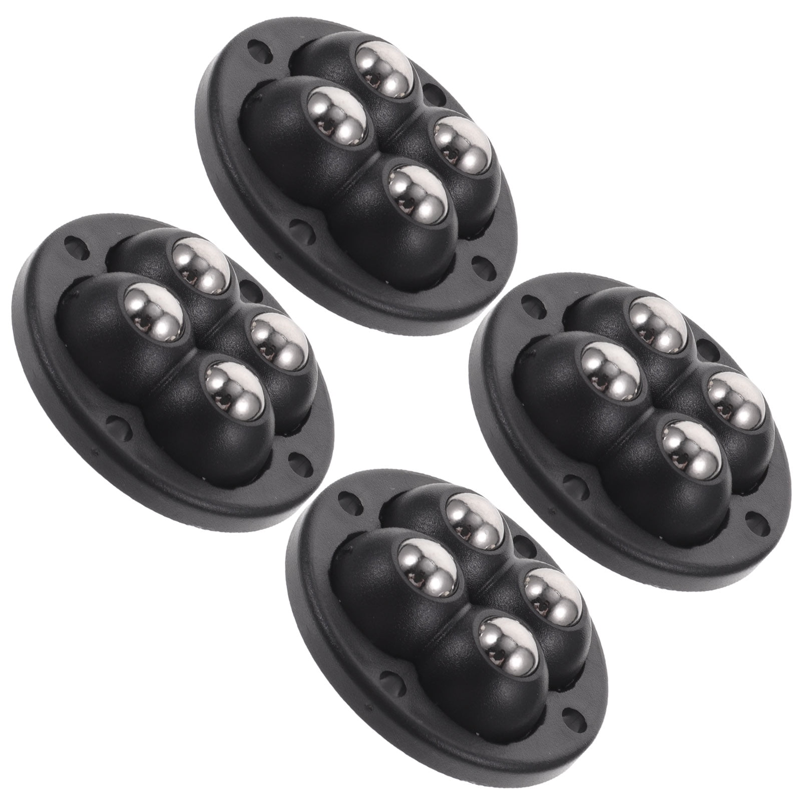 4 Pcs Self Adhesive Casters Mini Wheels Storage Case Bins Garbage Can ...