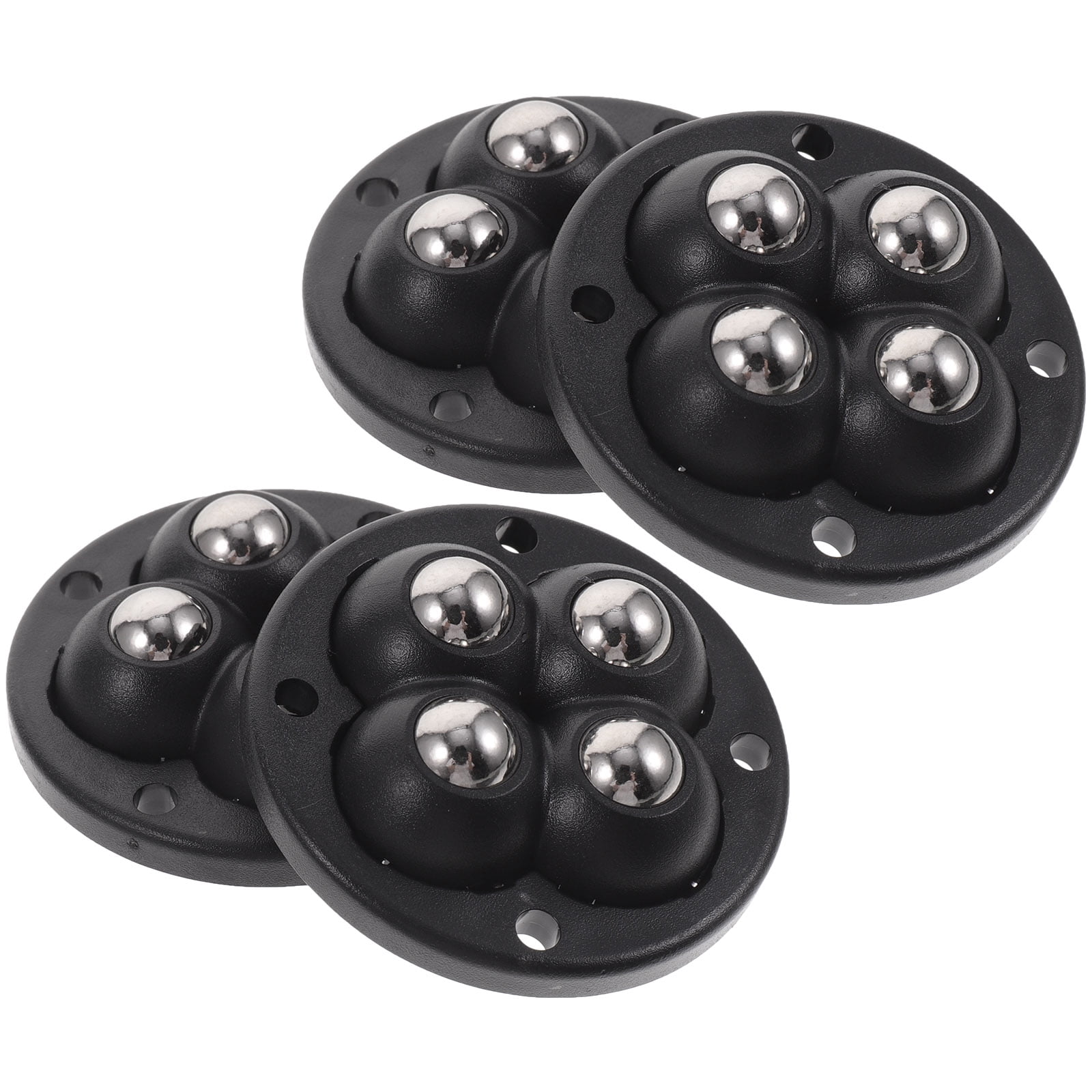 4 Pcs Self Adhesive Casters Mini Wheels Swivel Drawer Rollers - Walmart.com