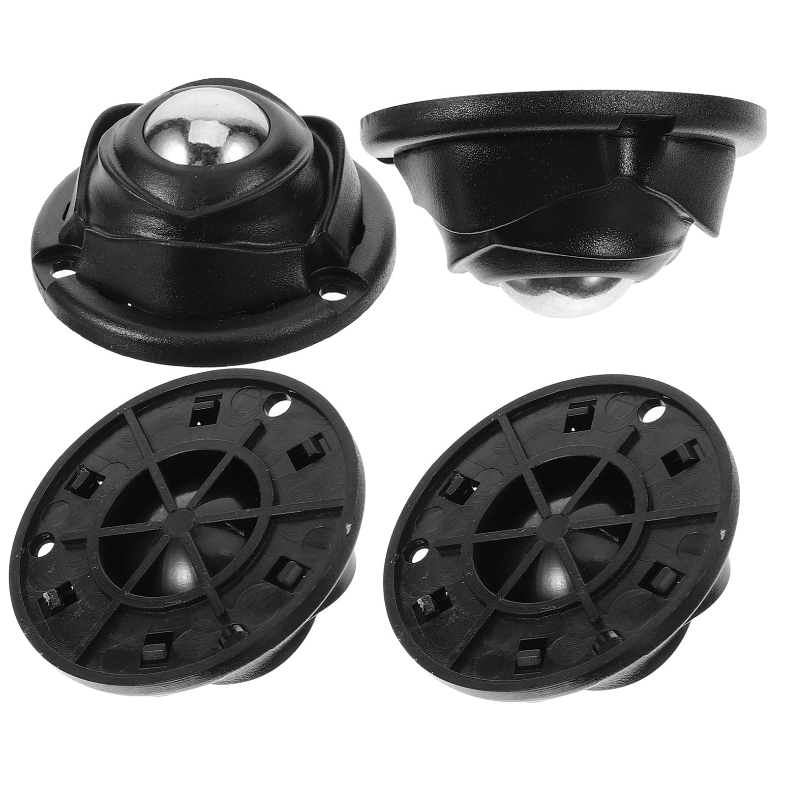 4 Pcs Self Adhesive Casters Trash Can Appliance Wheels Adhesive Wheels ...
