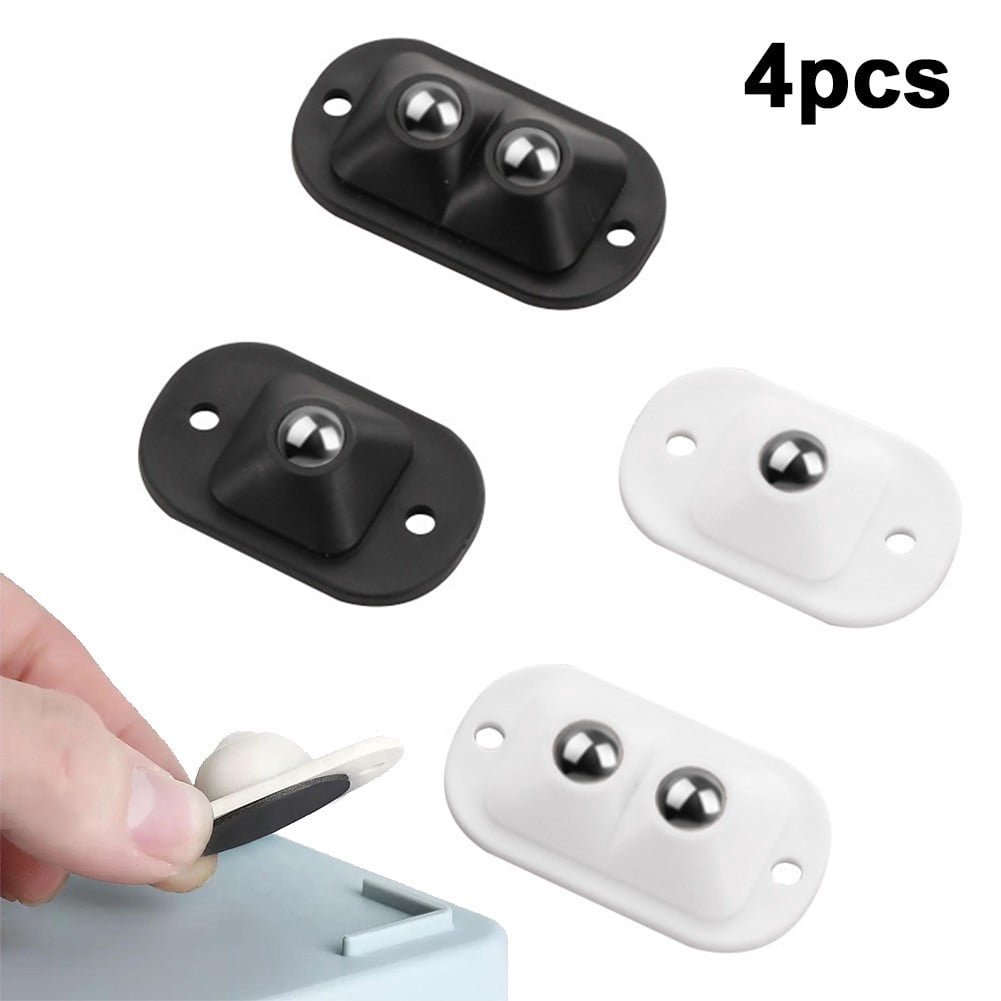4 Pcs Self-Adhesive Rollers Furniture Universal Pulley Rotating Wheels ...