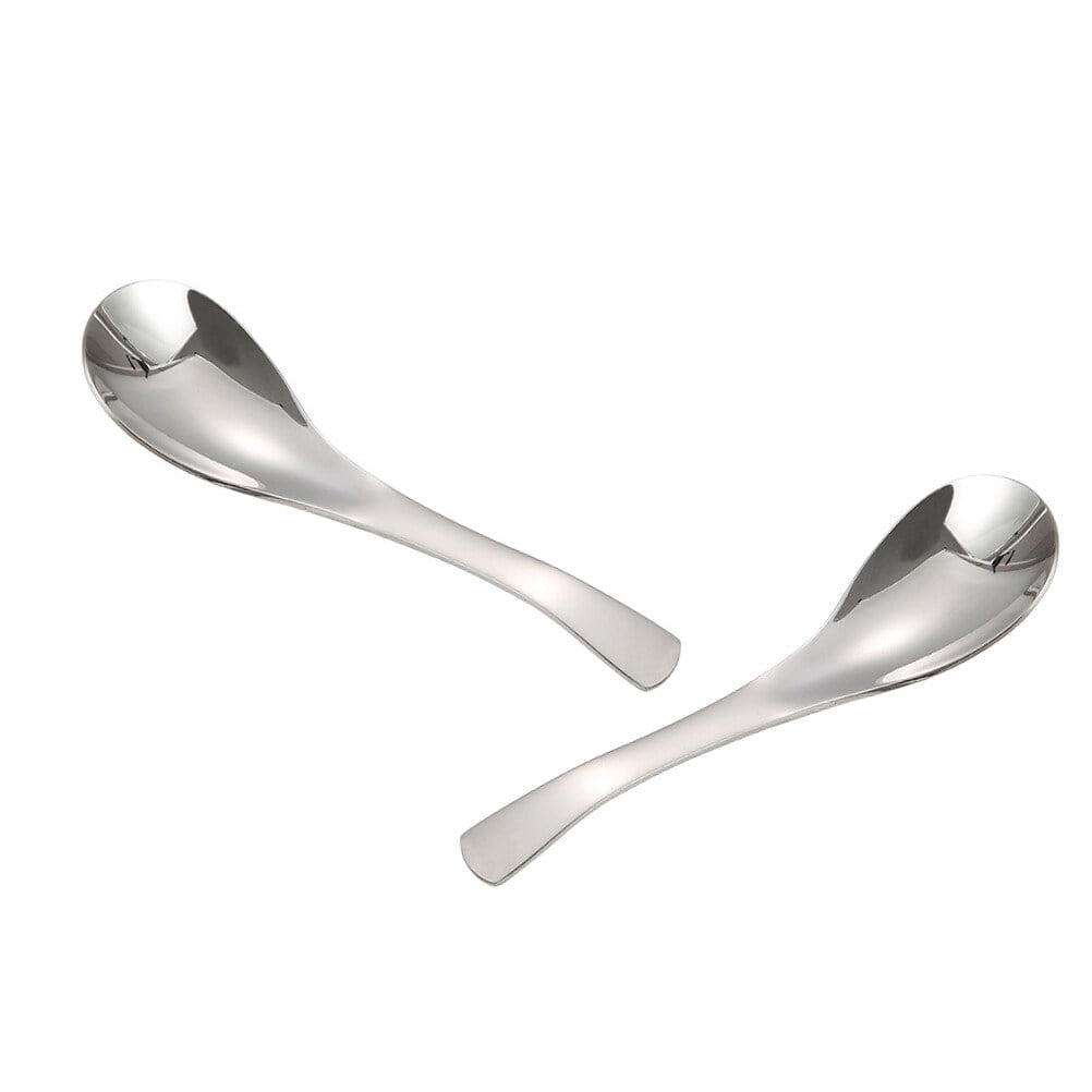 4 Pcs Serving Spoon Soup Spoons Measuring Ladle Child Silver - Walmart.com