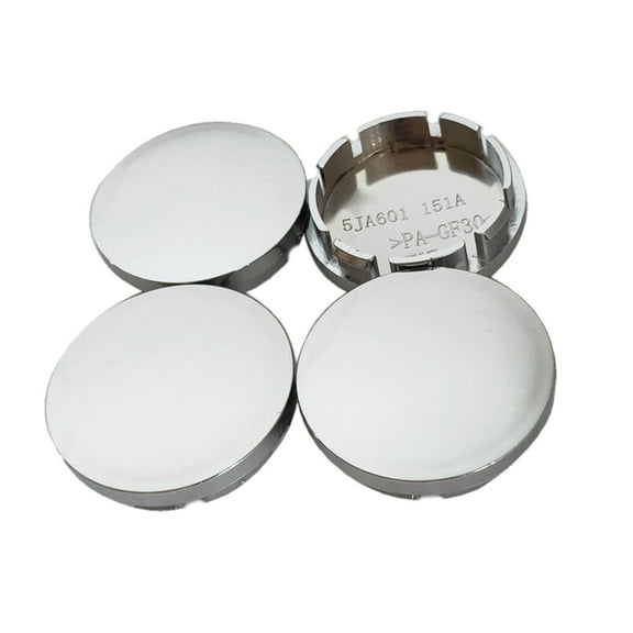 4 PCS Car Wheel Center Caps, 60MM/2.36In OD 56MM/2.2In ID, ABS Snap-in ...