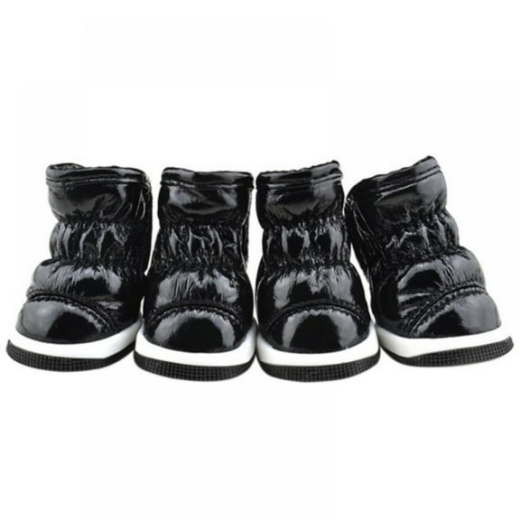 Dog Shoes for Winter,4pc dog winter boots,Waterproof Winter Pet Dog ...