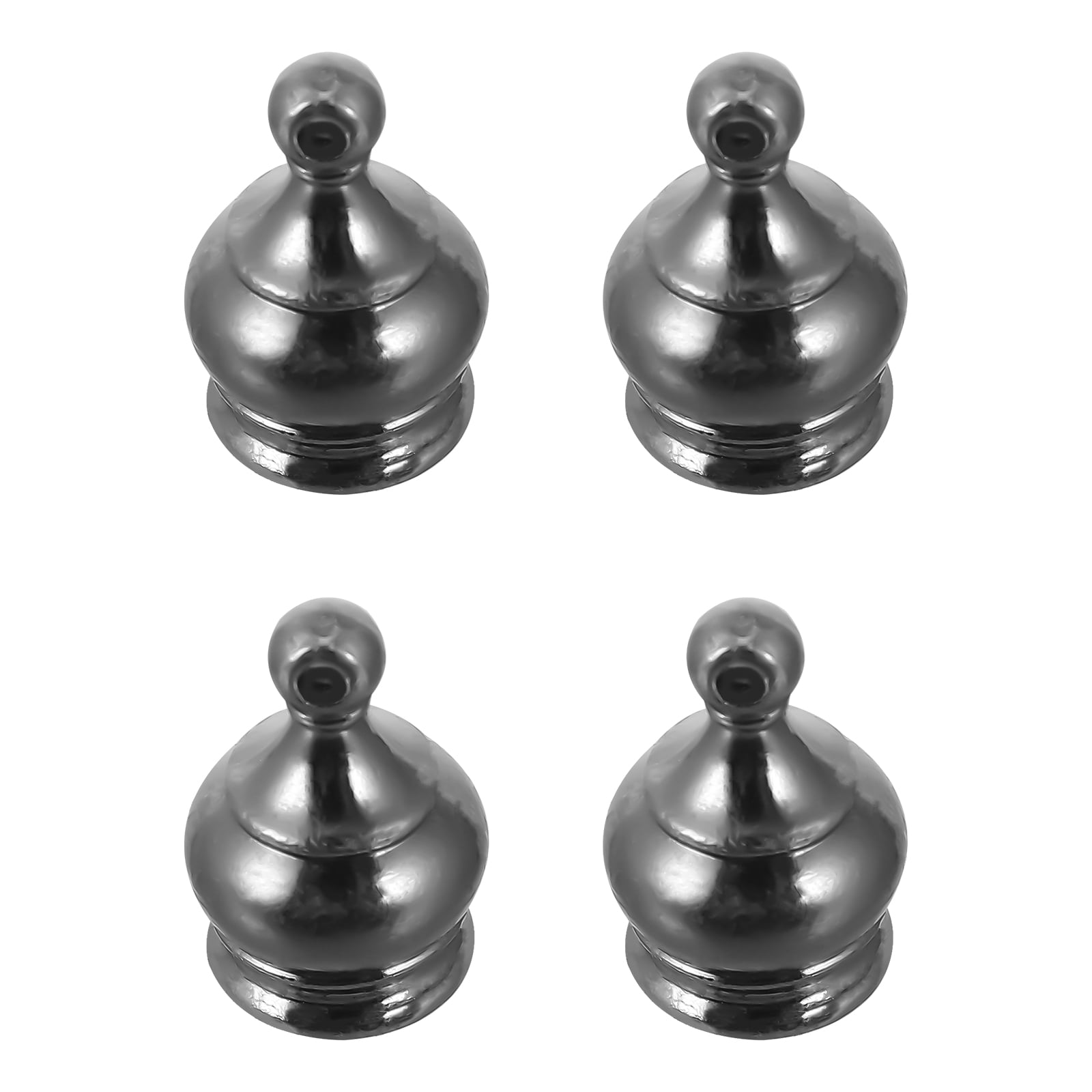 4 Pcs Shade Knob Desk Lamps Finials for Lamps Black Table Lamp Finial ...
