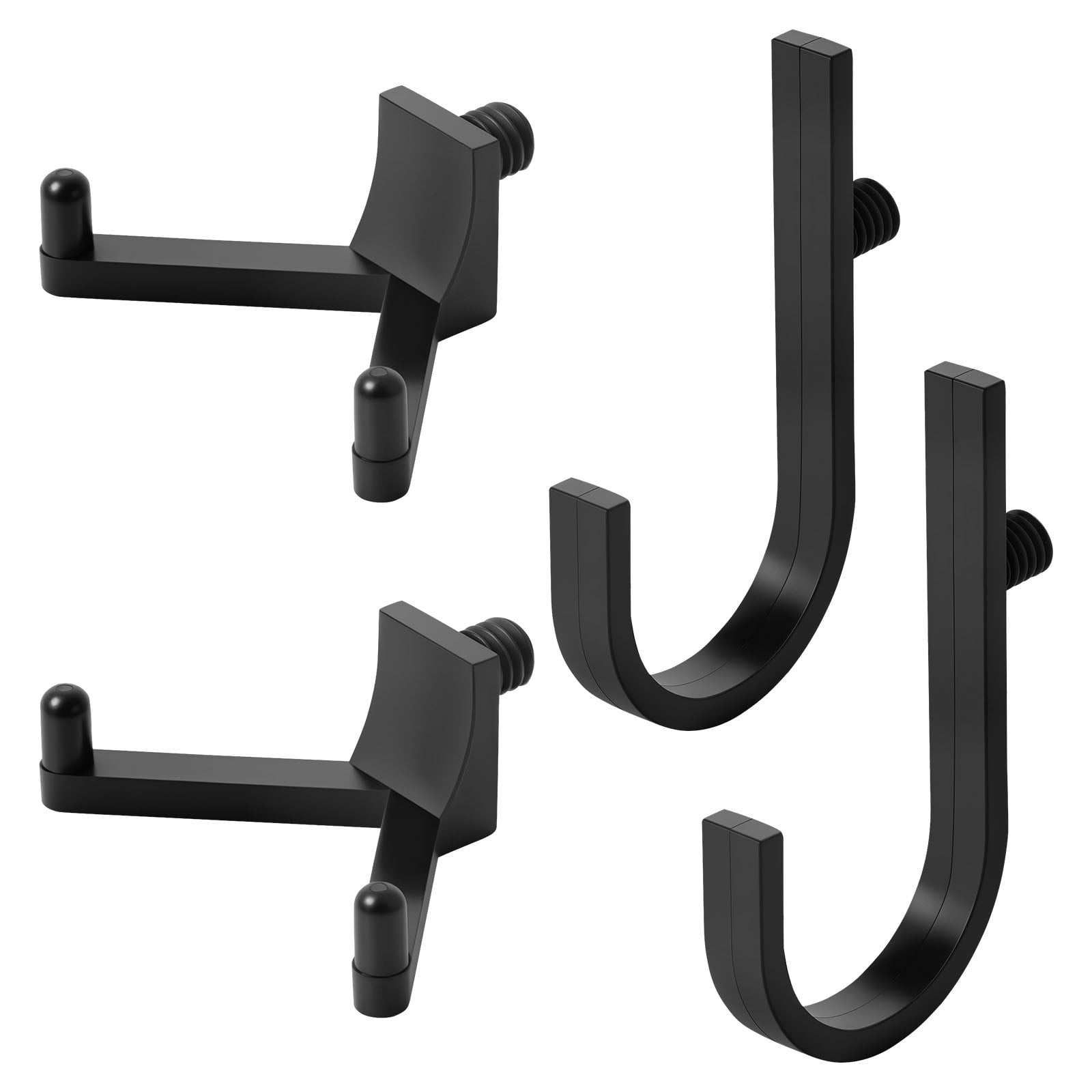 4 Pcs Shed Hooks J and U Shed Tool Hangers Practical Storage Shed Tool ...