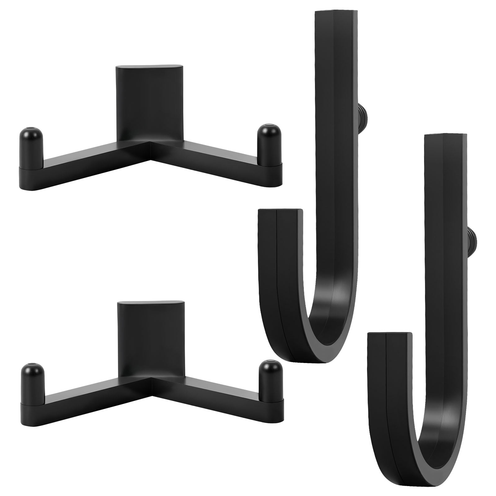 4 Pcs Shed Hooks J and U Shed Tool Hangers Practical Storage Shed Tool ...