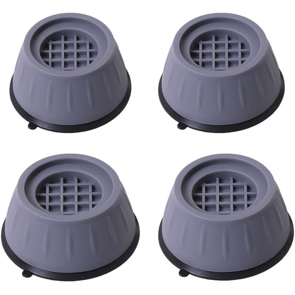 4 Pcs Shock And Noise Cancelling Washing Machine Support, Anti-Walk ...