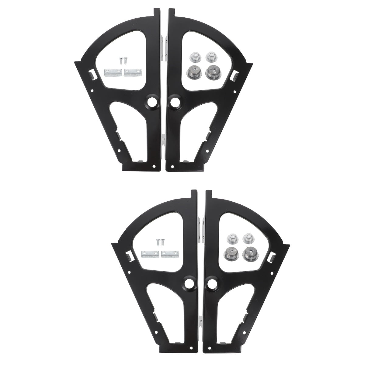 FENGGUIQU 4 pcs Simple Structure Shoe Cabinet Rack Parts Cold Rolled ...