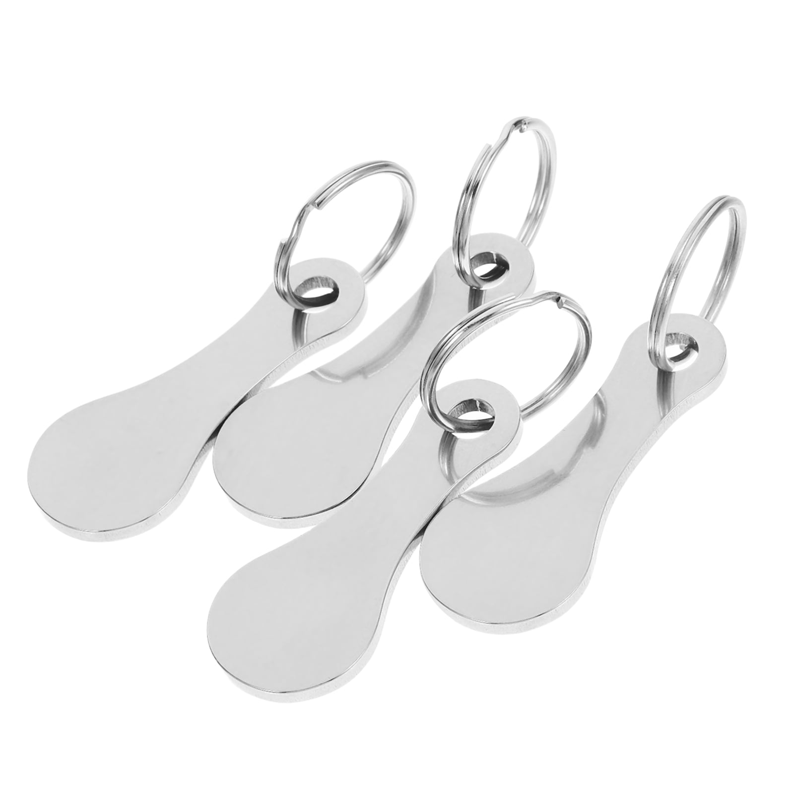 4 Pcs Shopping Trolley Tokens Bins Basket Wicker Baskets for Decoration ...