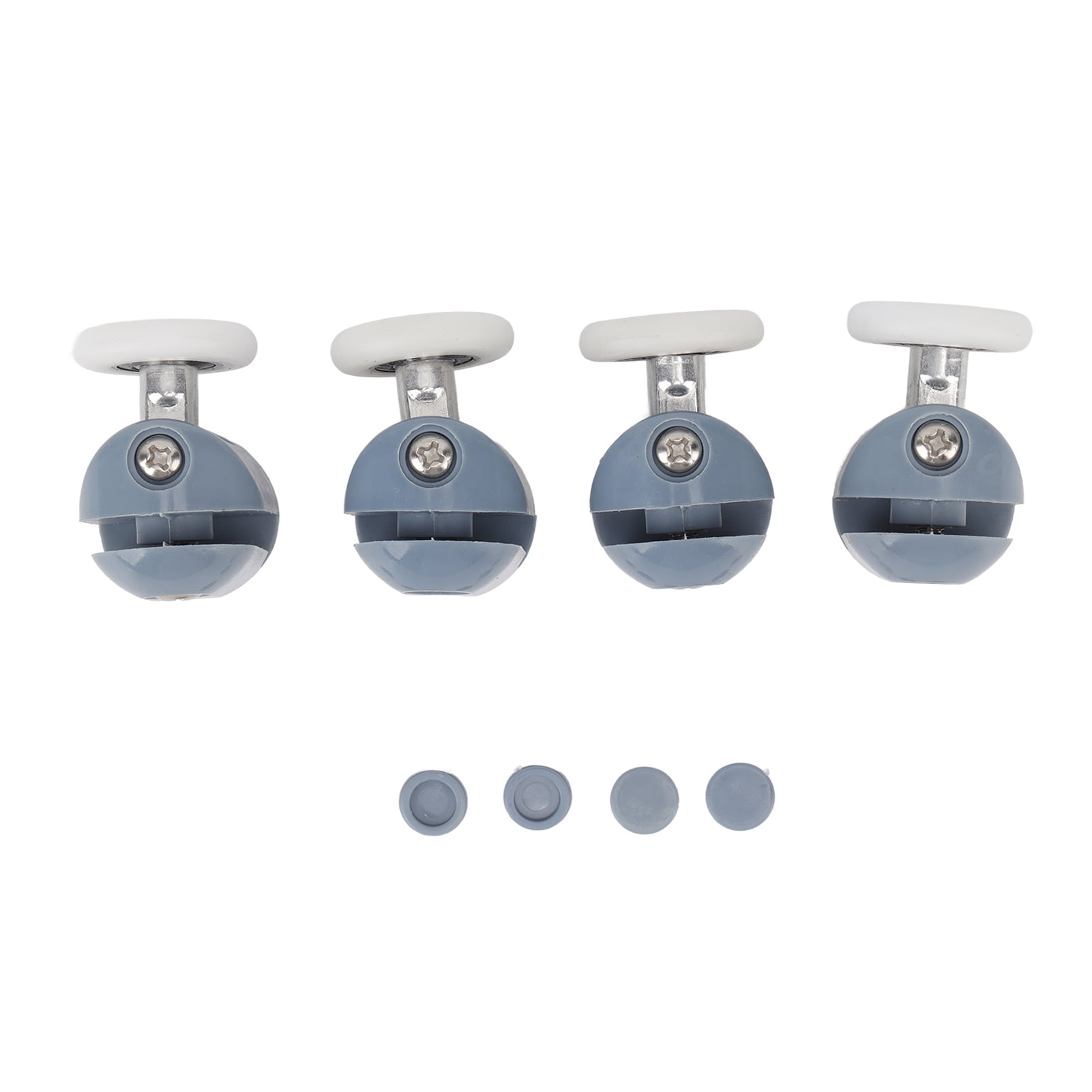 4 Pcs Shower Door Rollers Runners Wheels Pulleys 25mm for Sliding Doors ...