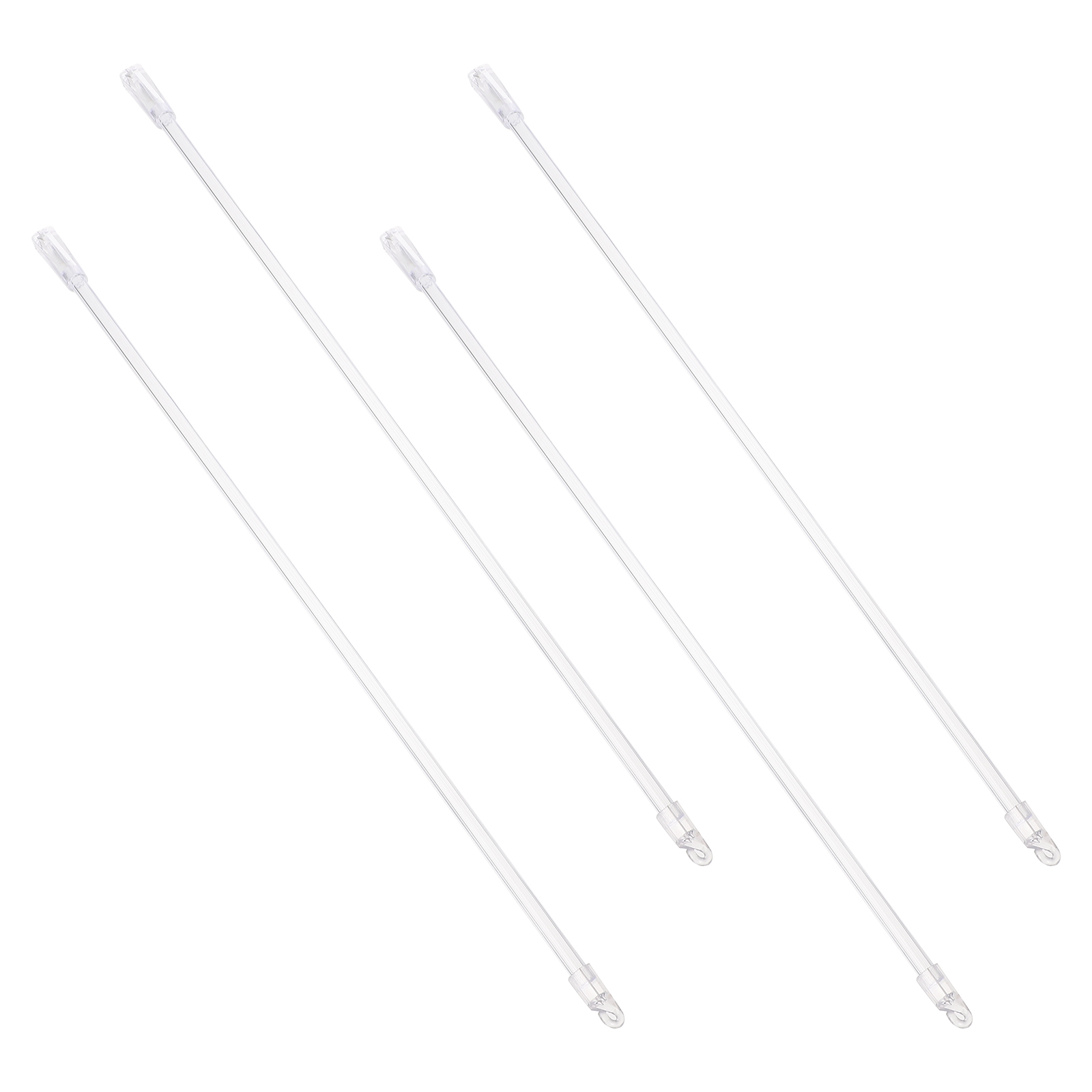 4 Pcs Shutter Rotary Rod Blind Wand Mini Parts Window White Sheer ...
