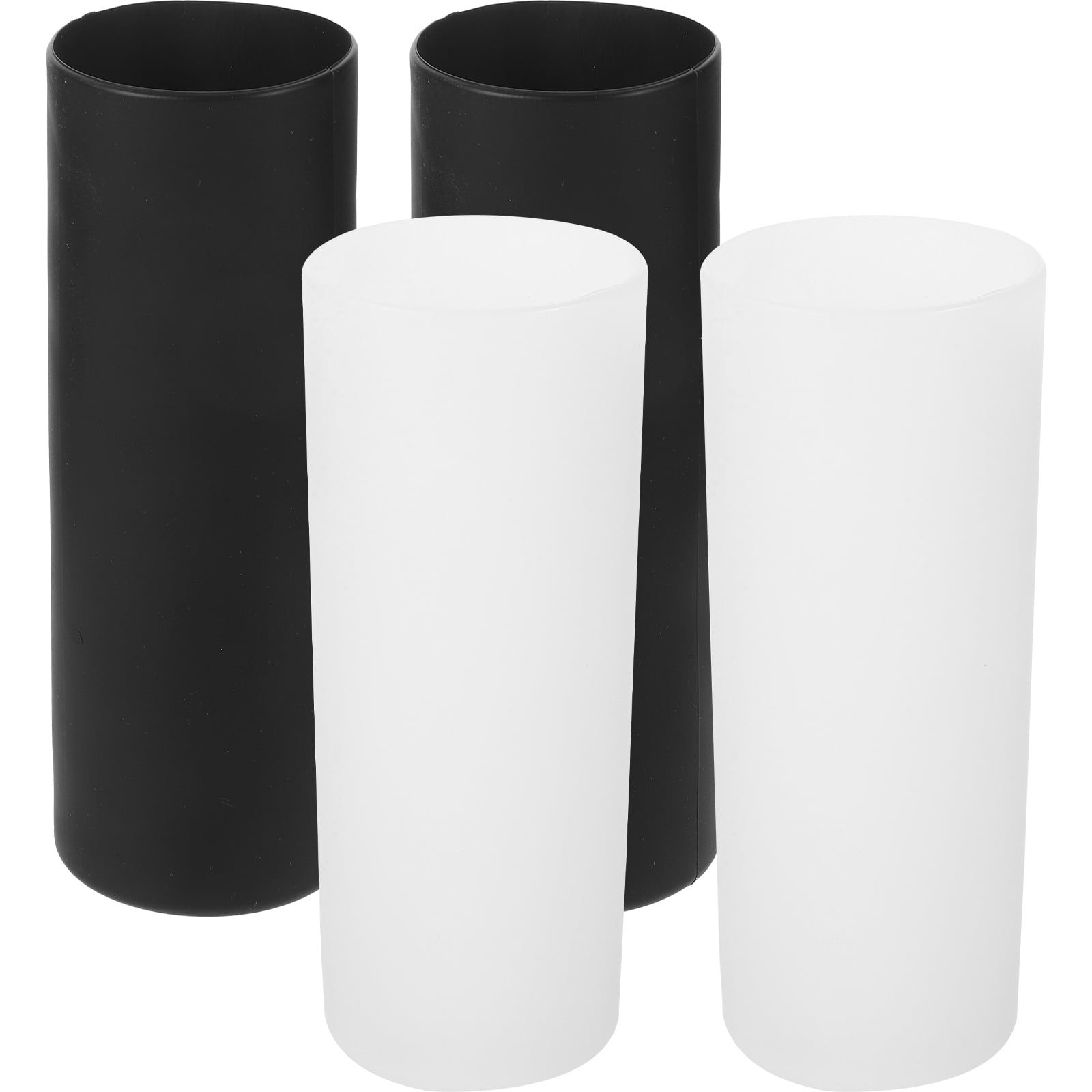 4 Pcs Silicone Long Cup Cover Tea Cup Sleeve Coffee Mug Sleeves Home ...