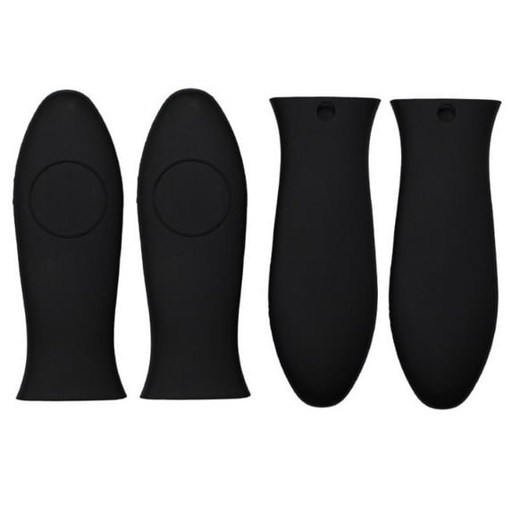 4 Pcs Silicone Pot Handle Handle Cover Heat Resistant For Frying Pans ...