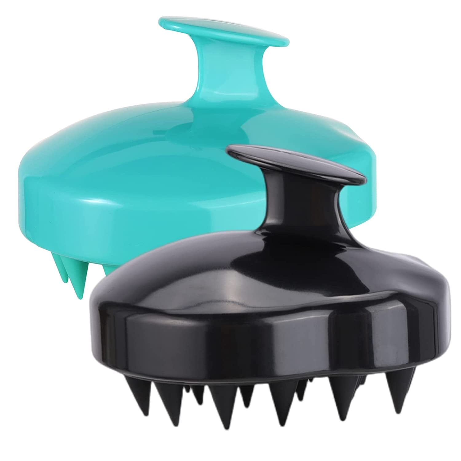 4 Pcs Silicone Scalp Massager Hair Shampoo Brush Scalp Scrubber Hair ...