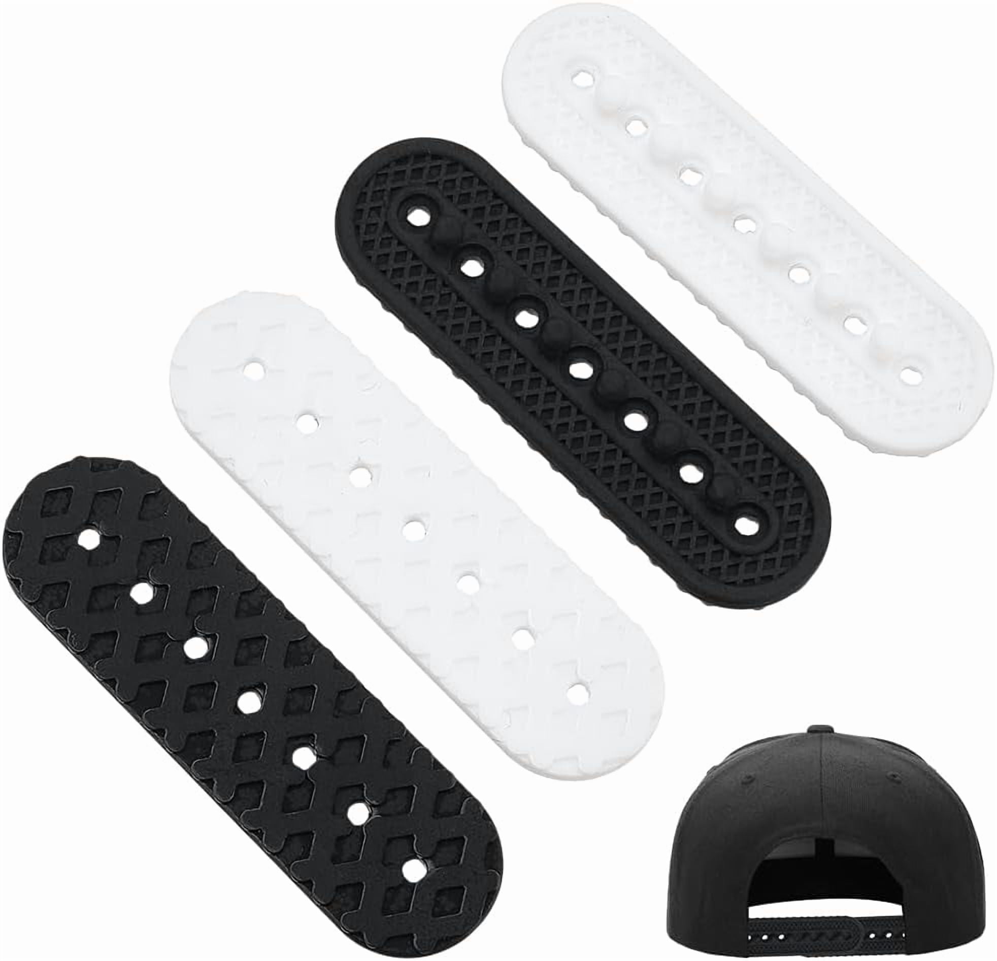 4 Pcs Silicone Snapback Strap with 7 Holes for Caps Replacement Snap ...