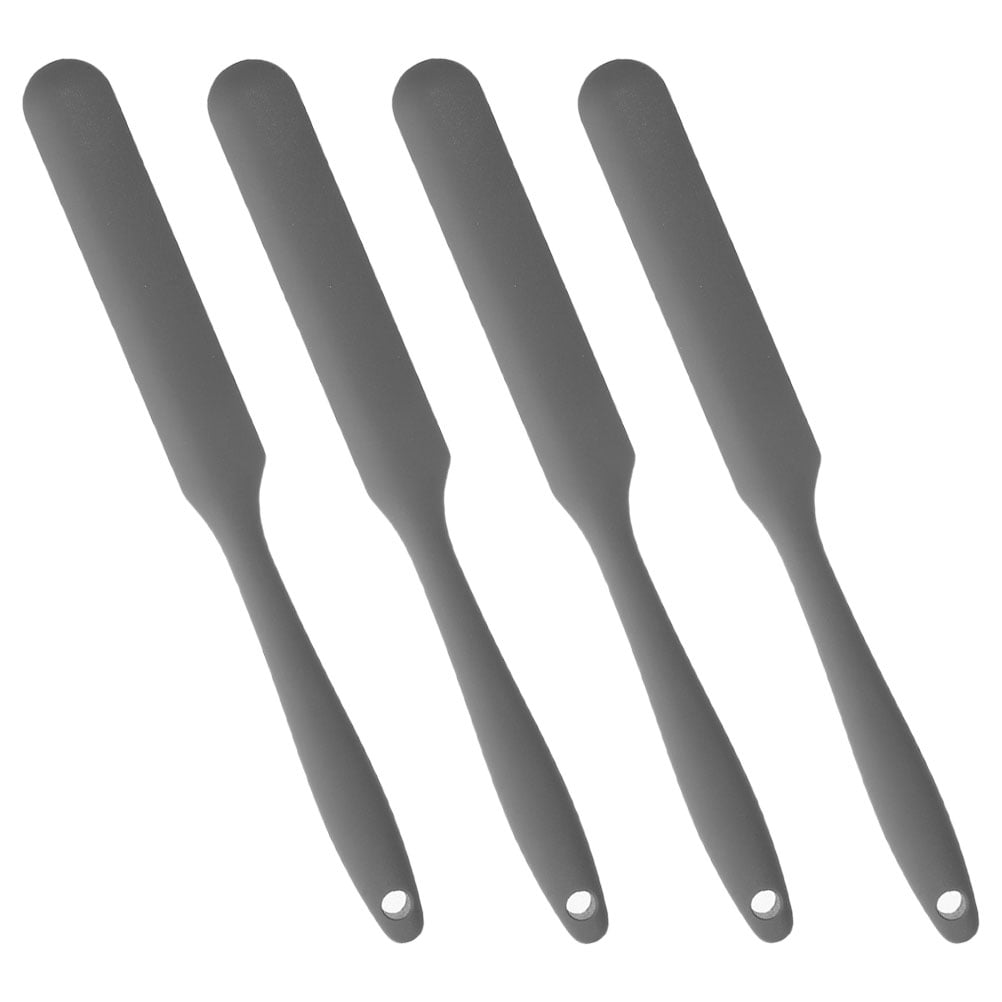 4 Pcs Silicone Spatula Peanut Butter Spreader Baking Supplies Non Stick ...
