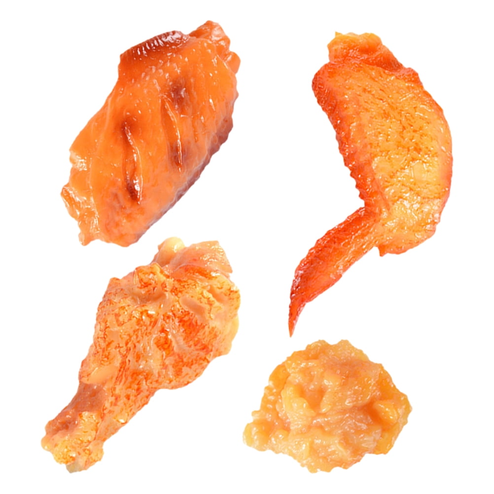 4 Pcs Simulated Food Models Simulated Chicken Legs Kids Safe Simulated ...
