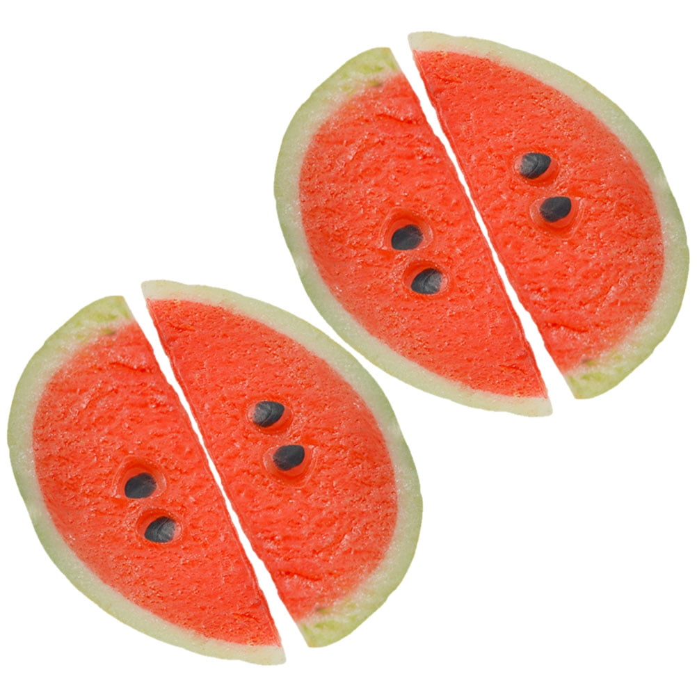 4 Pcs Simulated Watermelon Slices Wedding Decoration House Decorations ...