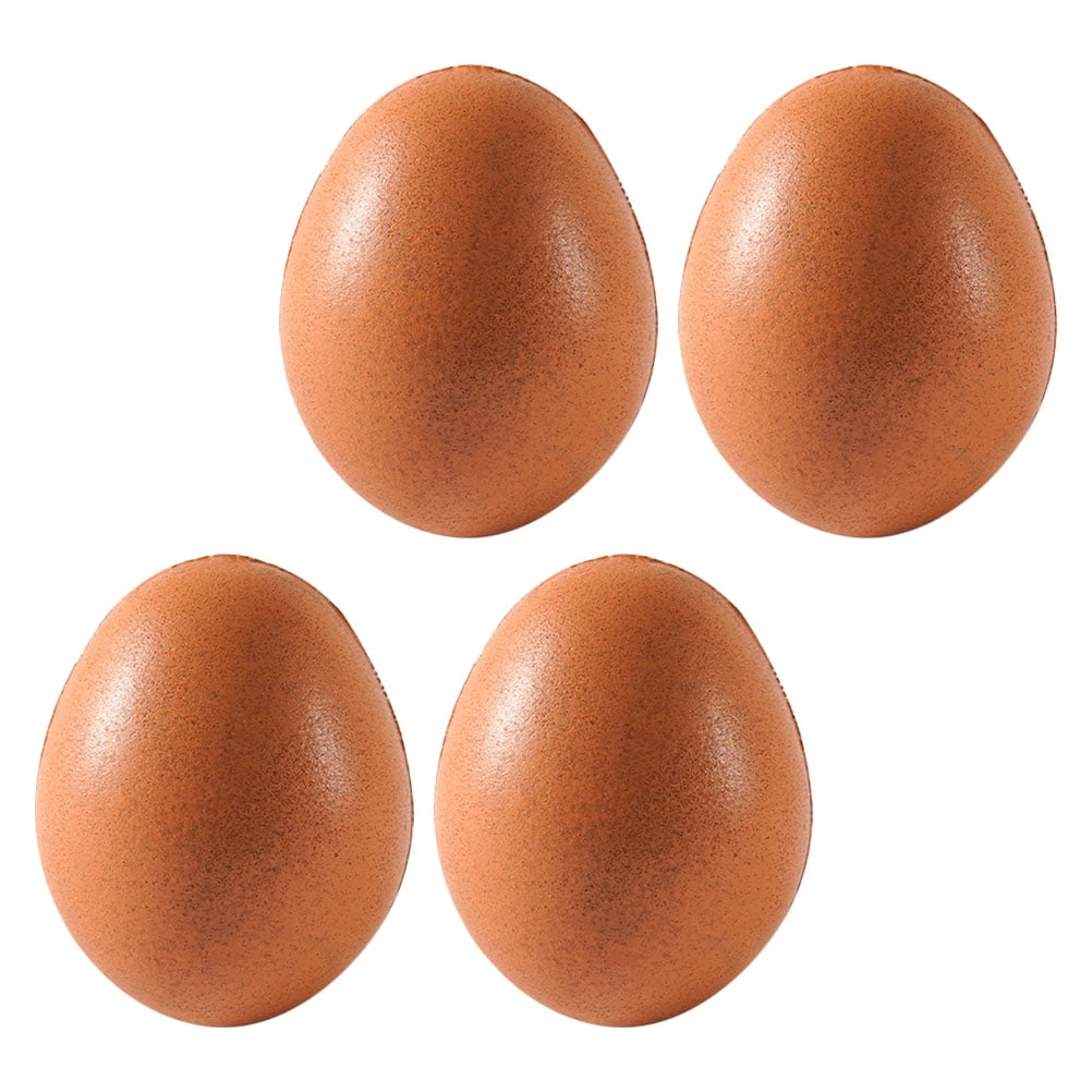 4 Pcs Simulation Egg Model Fake Food DIY Easter Eggs Artificial Fake ...