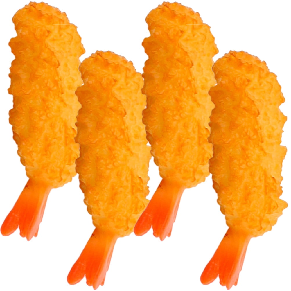 4 Pcs Simulation Tempura Simulated Tempura Kitchen Prop Decor Child 7X2 ...