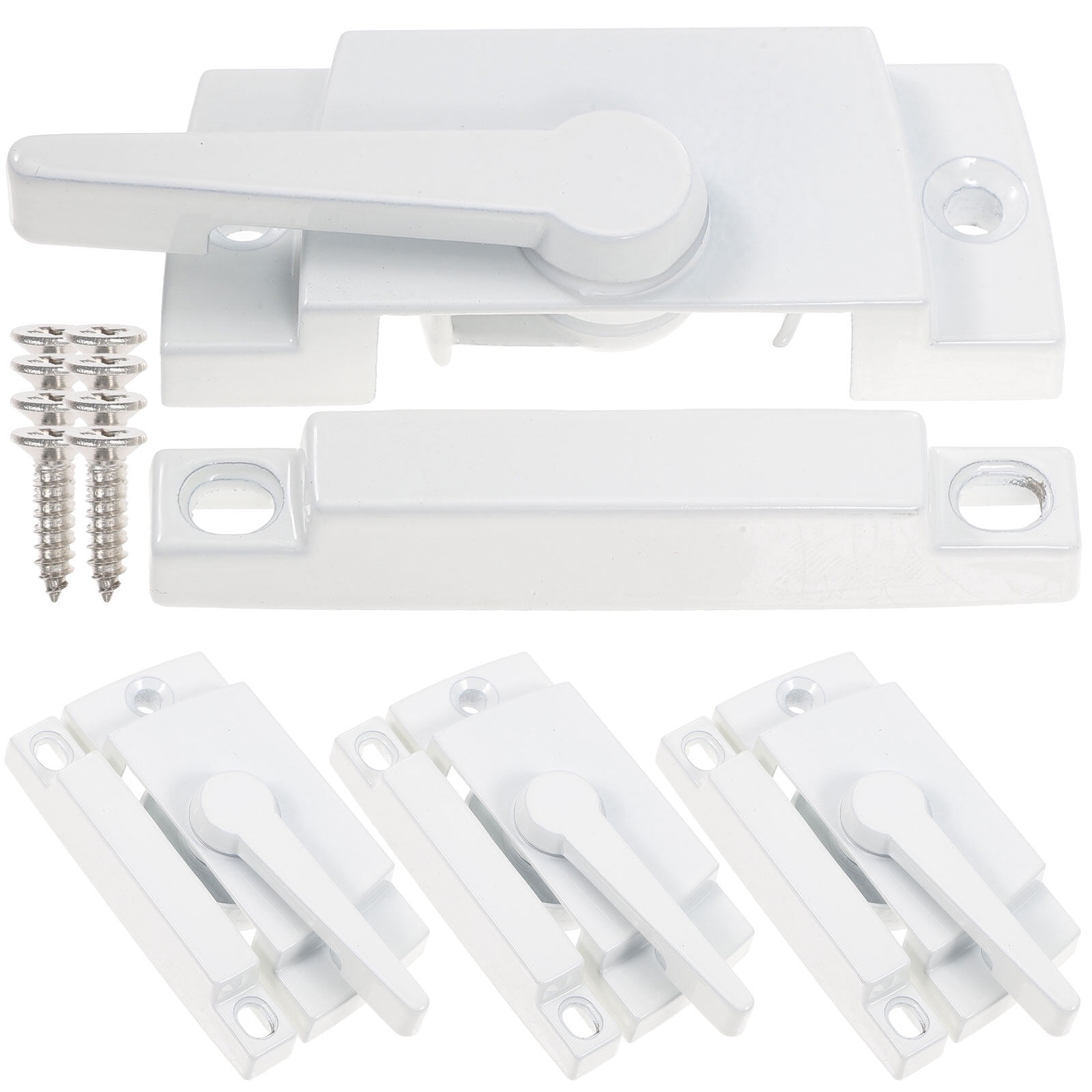 4 Pcs Sliding Window Lock Sash Safety Bars Locks Push and Pull ...