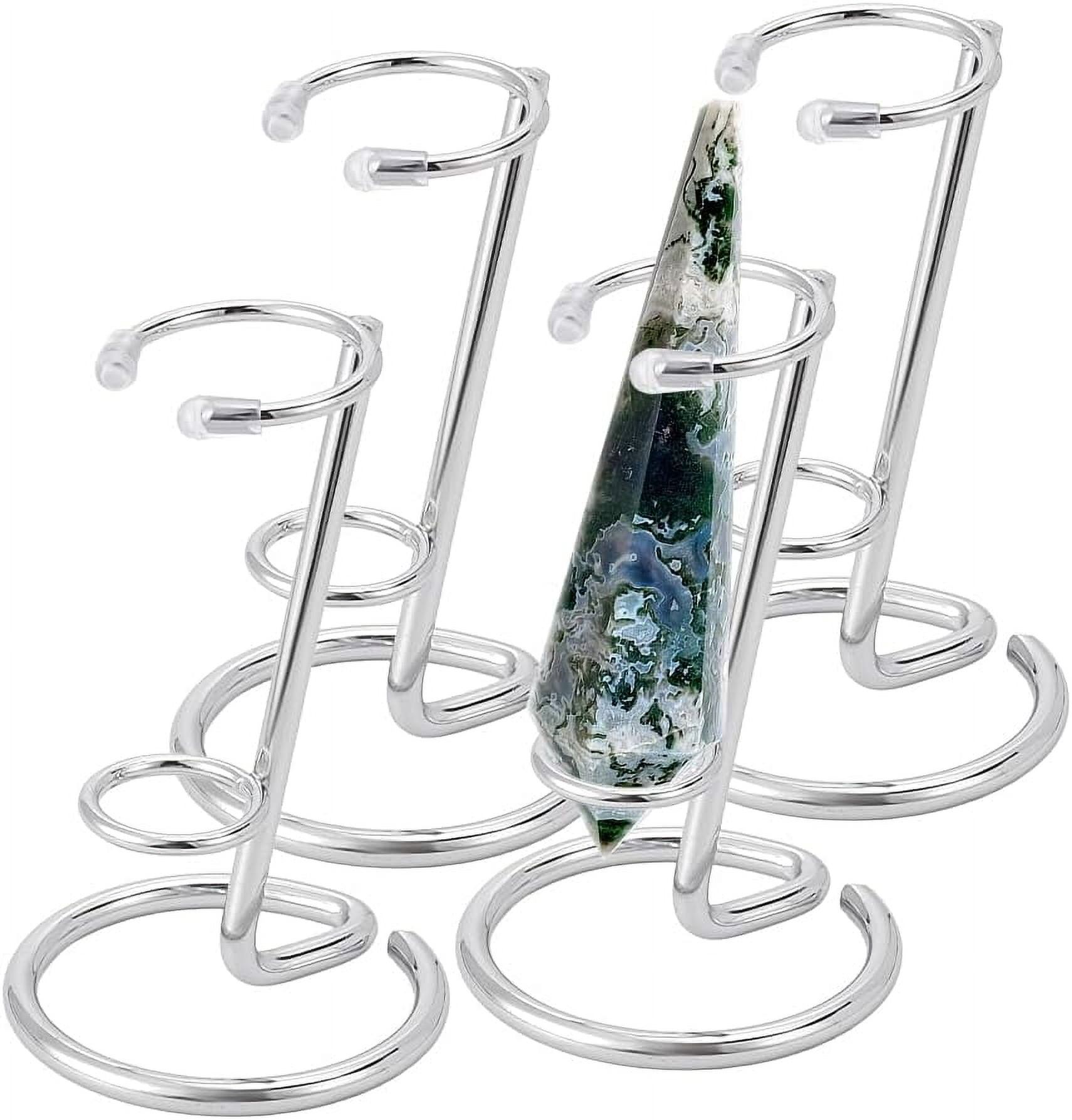 4 Pcs Small Crystal Wand Display Stand Iron Arms Display Stand Display ...