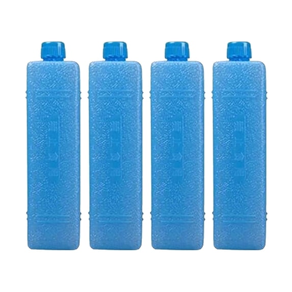 4 Pcs Small Fan, Ice Packs 4Pcs Long Lasting Freezer Blocks Reusable ...
