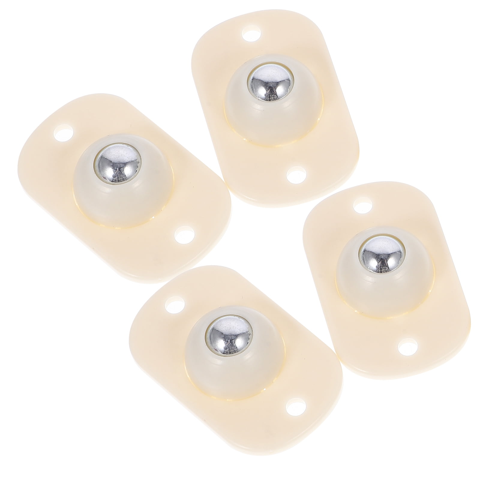 UKCOCO Self Adhesive Caster Wheel Universal Wheels White Abs 4Pcs ...