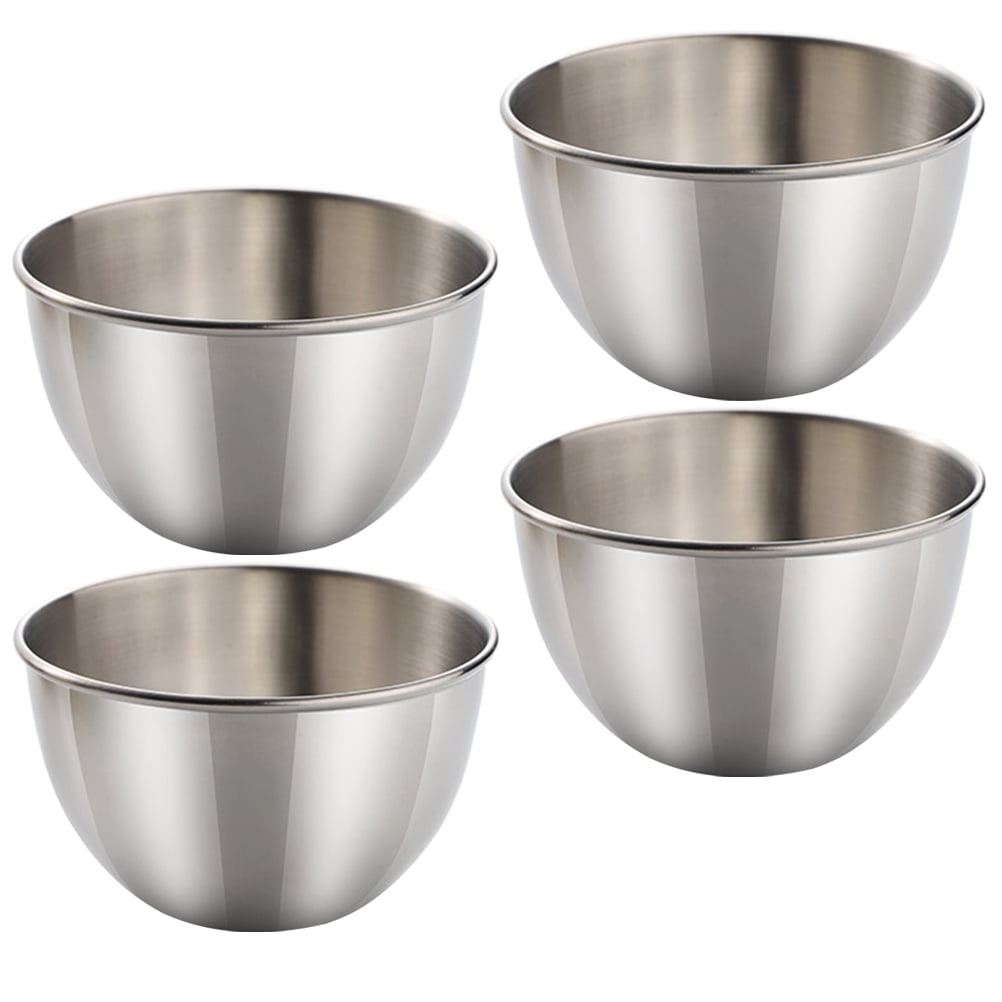 4 Pcs Small Metal Bowl Pinch Prep Bowls Stainless Steel Sauce Cup ...