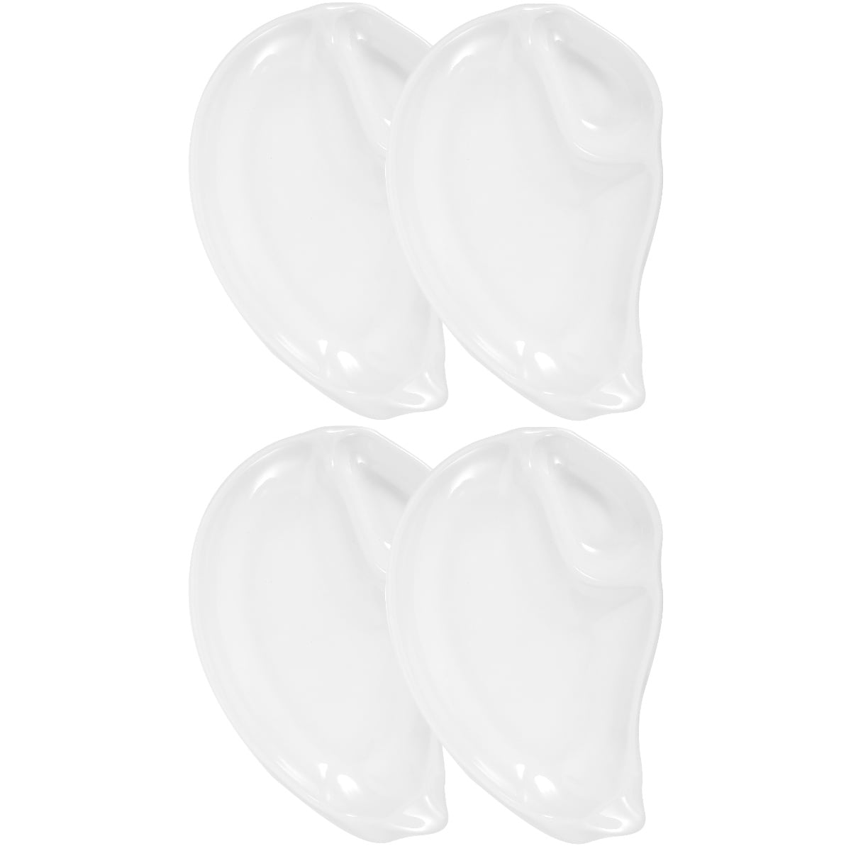 4 Pcs Small Plate Chip Plate French Fries Sushi Dip Plate Dumpling Bowl ...