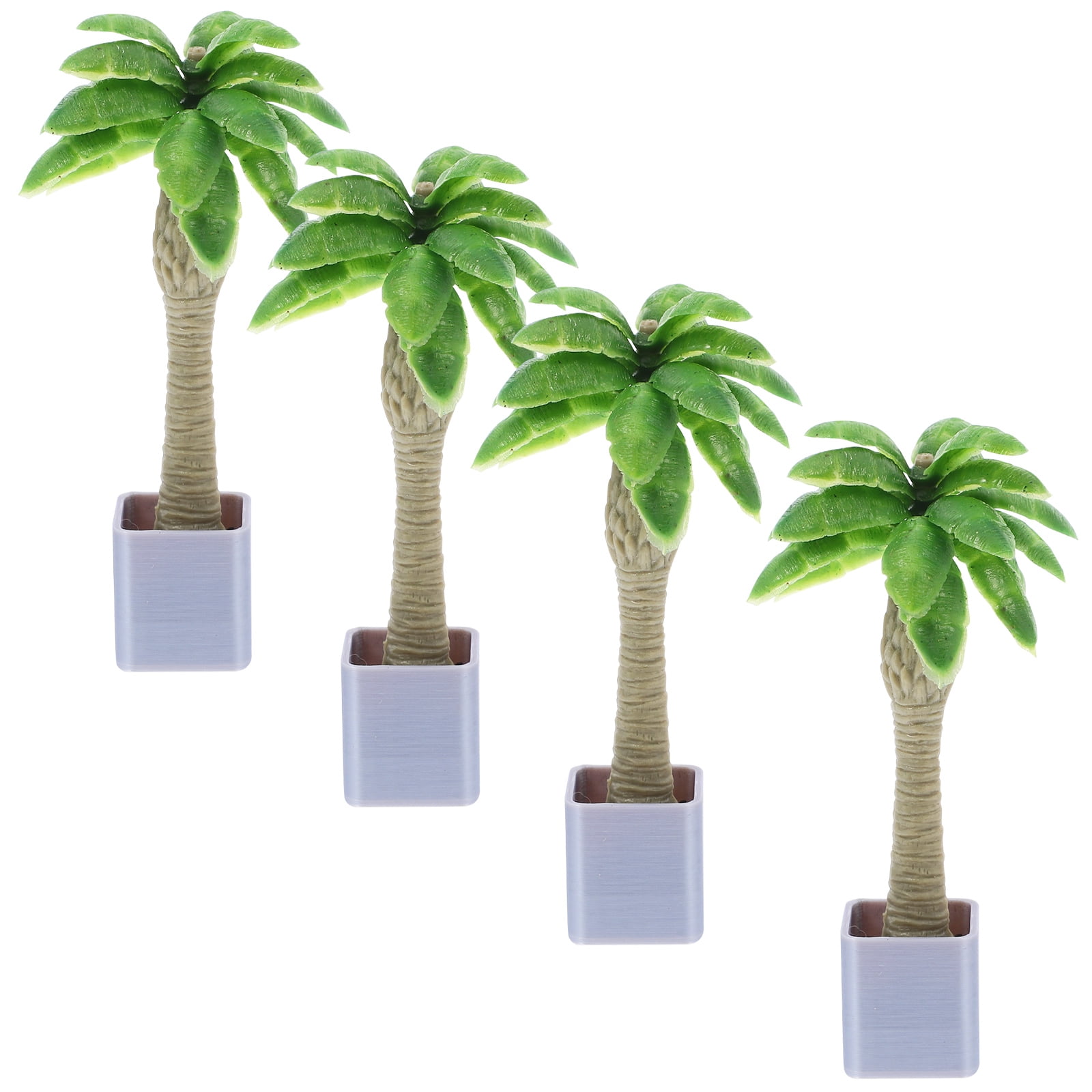 4 Pcs Small Rocking Chair Doll House Bonsai Plant - Walmart.com