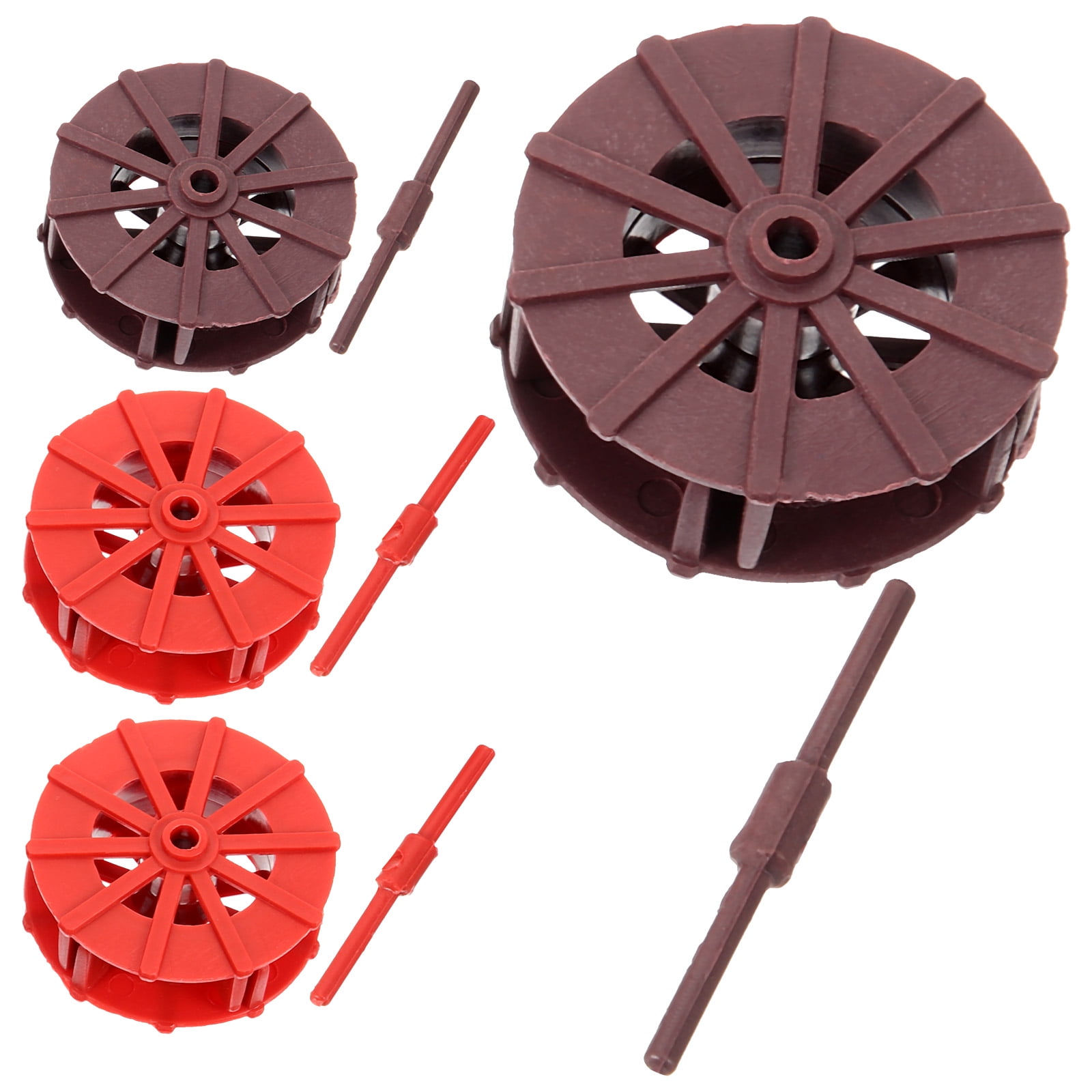4 Pcs Small Waterwheel Waterfall Decor Scene Layout Prop Interior ...