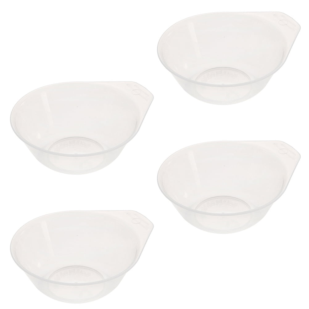 4 Pcs Small White Bowls Plastic Portable Mini Tableware - Walmart.com