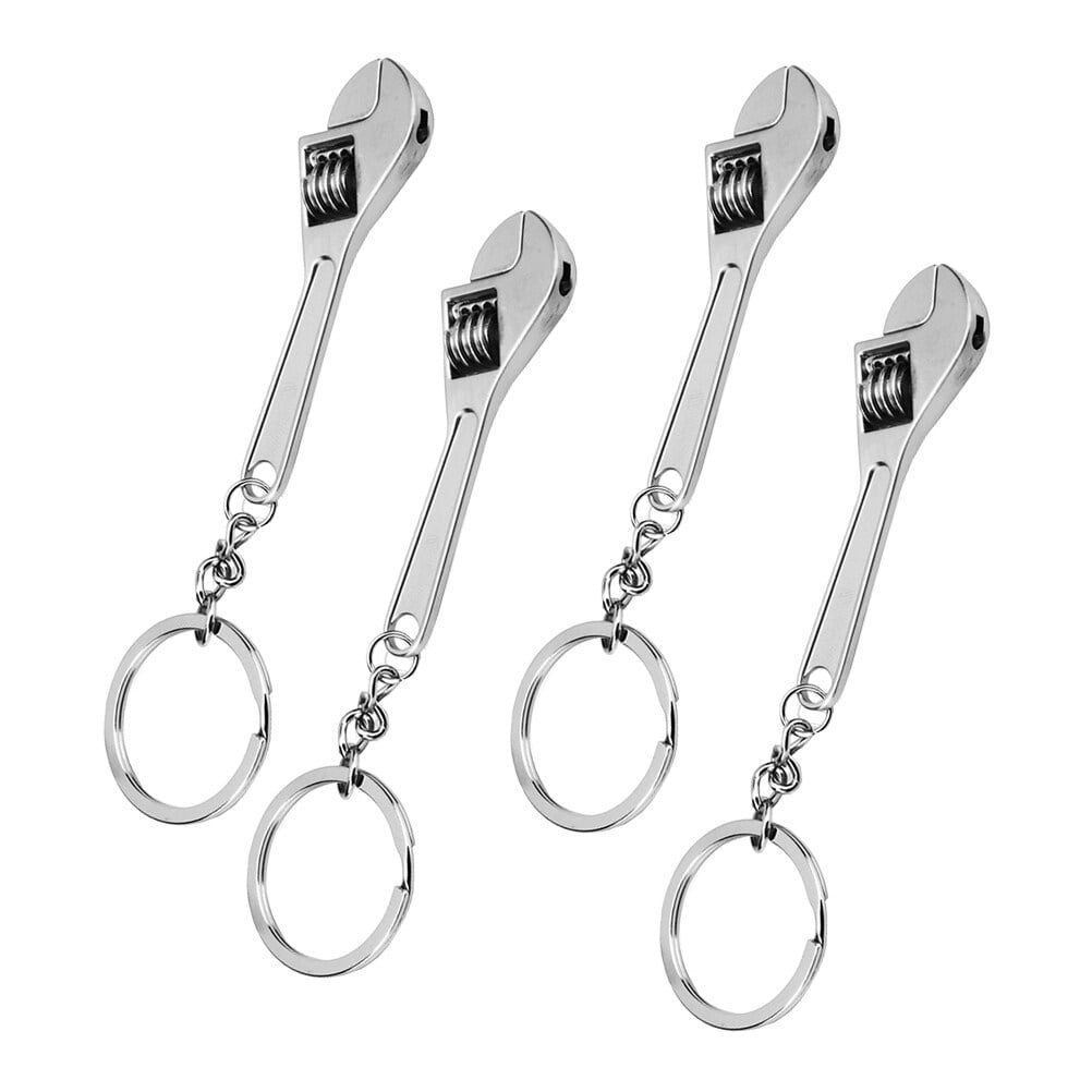 4 Pcs Small Wrench Key Multipurpose Dad Man Silver - Walmart.com