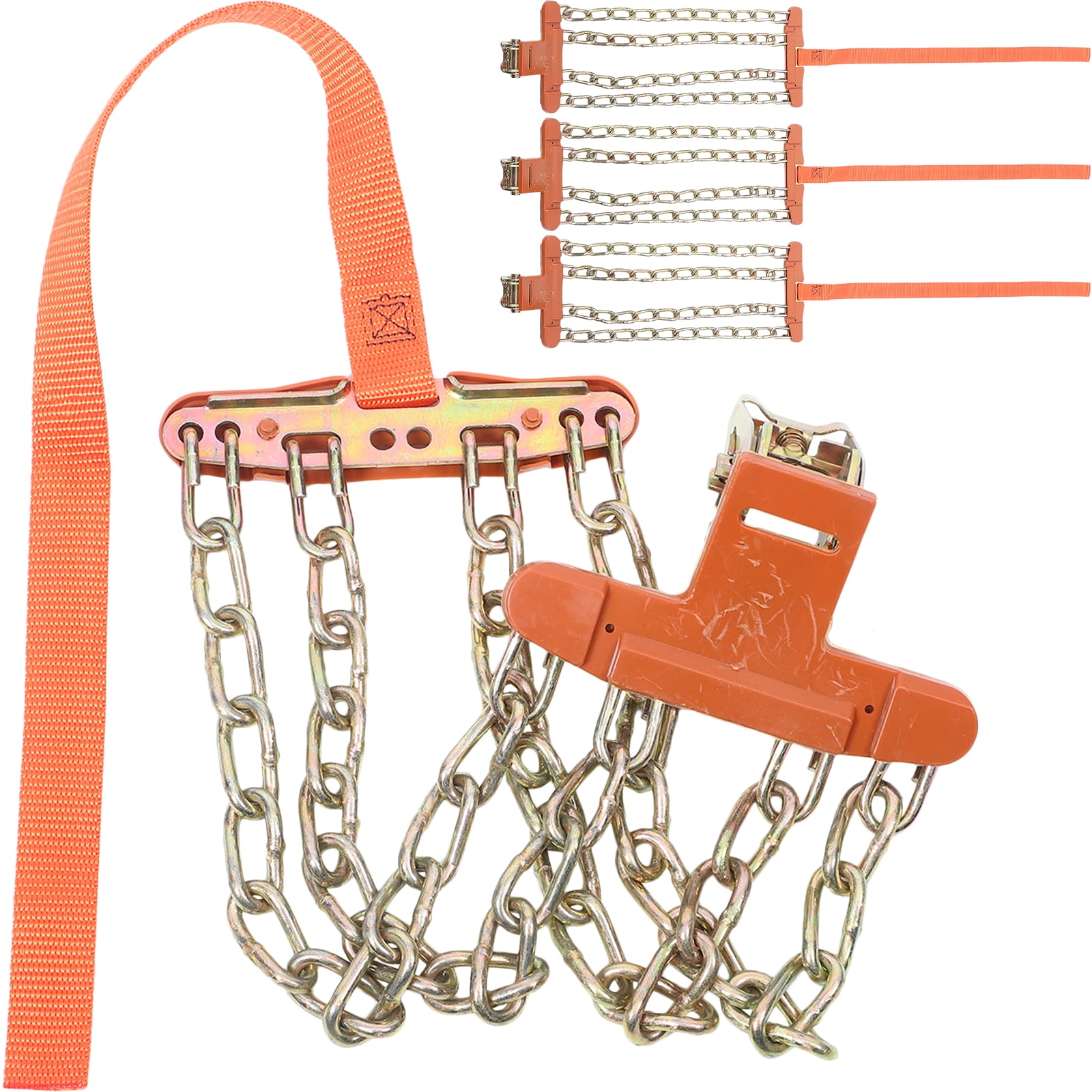 4 Pcs Snow Tire Straps Tire Snow Chains Anti-skid Chains 30X15cm ...