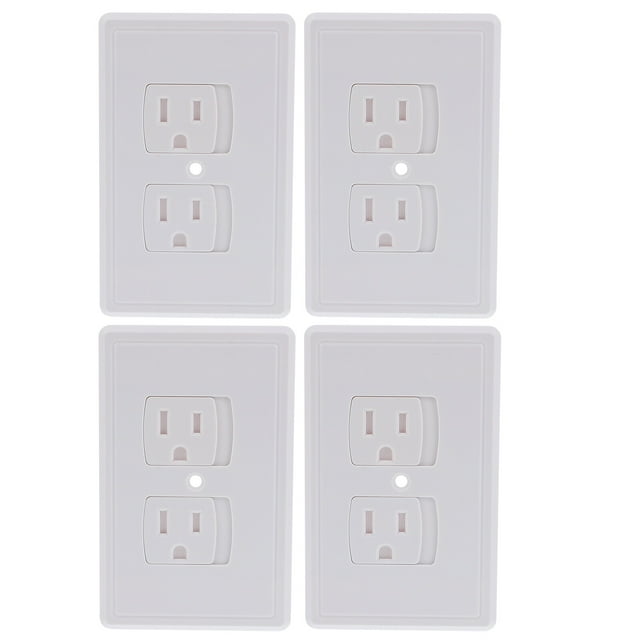 4 Pcs Socket Protection Cover Safety Child Proof Outlet Plug Covers ...
