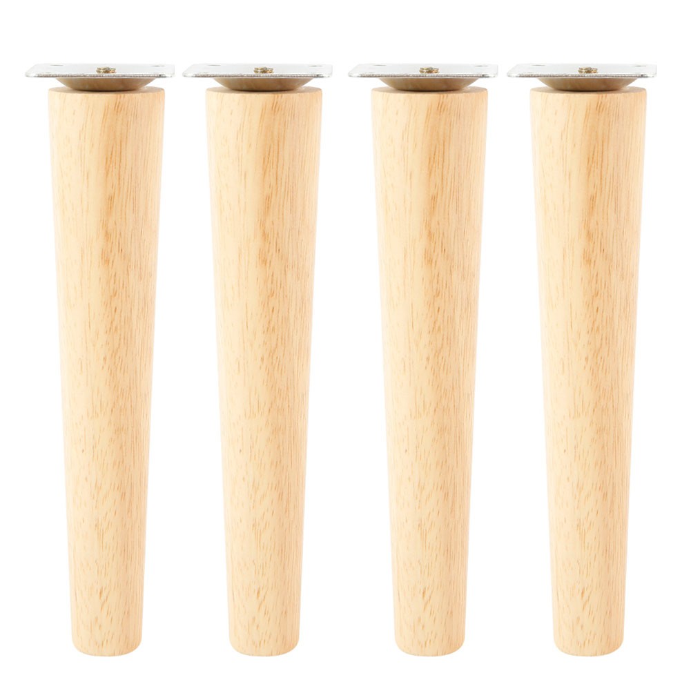 4 Pcs Sofa Leg Furniture Leg Screw Solid Wood Leg Wooden Table Cabinet ...