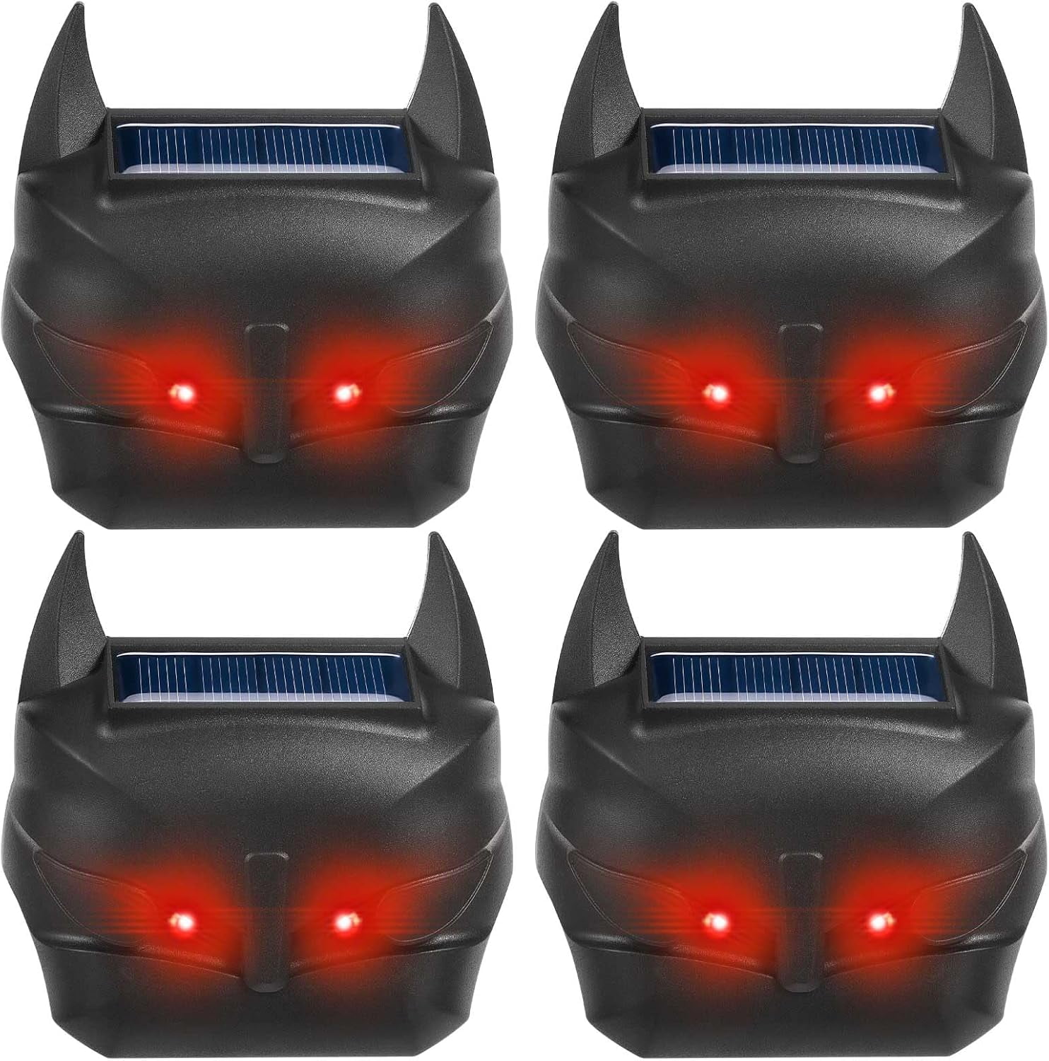 4 Pcs Solar Nocturnal Animal Repeller Outdoor Predator Lights for ...