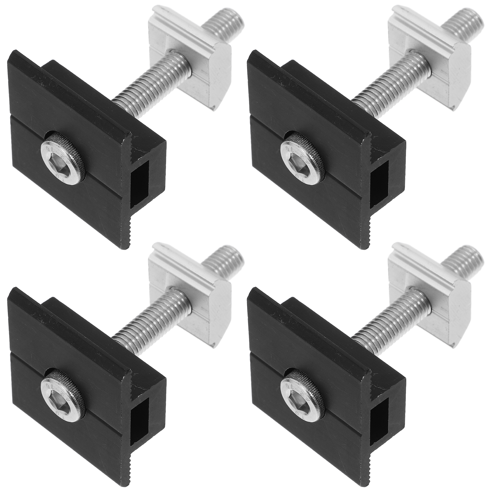 4 Pcs Solar Panel Clip Solar Panel Bracket Solar Metal Roof Clamps ...