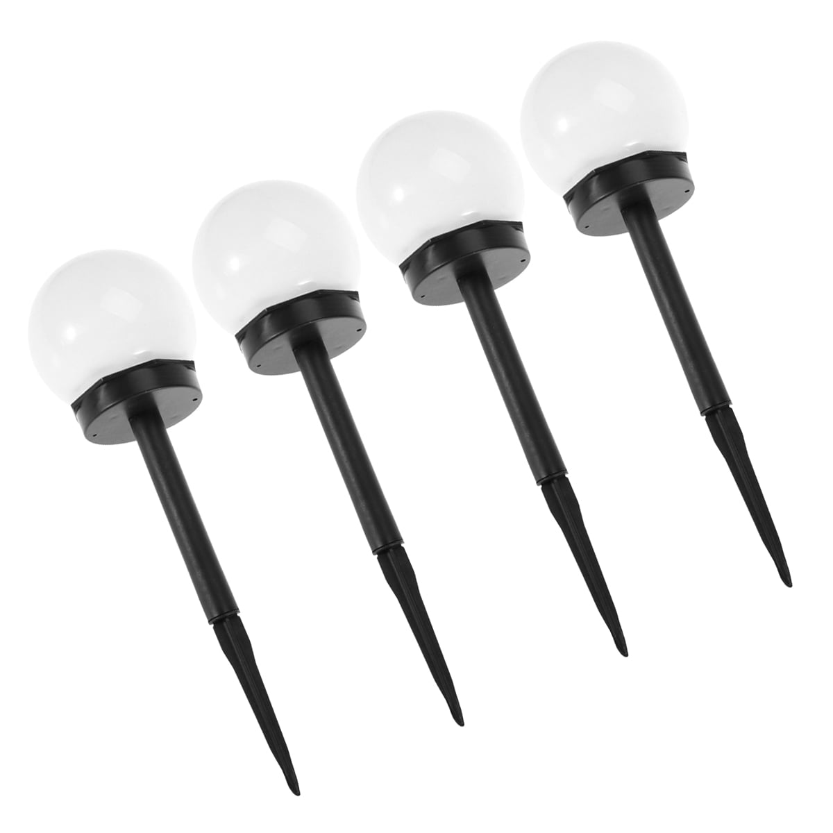 4 Pcs Solar Plugs for outside Ground Lamp Bulb Waterproof Lighting Tool ...