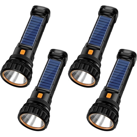 2500 Lumens Dual Power LED Rechargeable Focusing Flashlight with ...